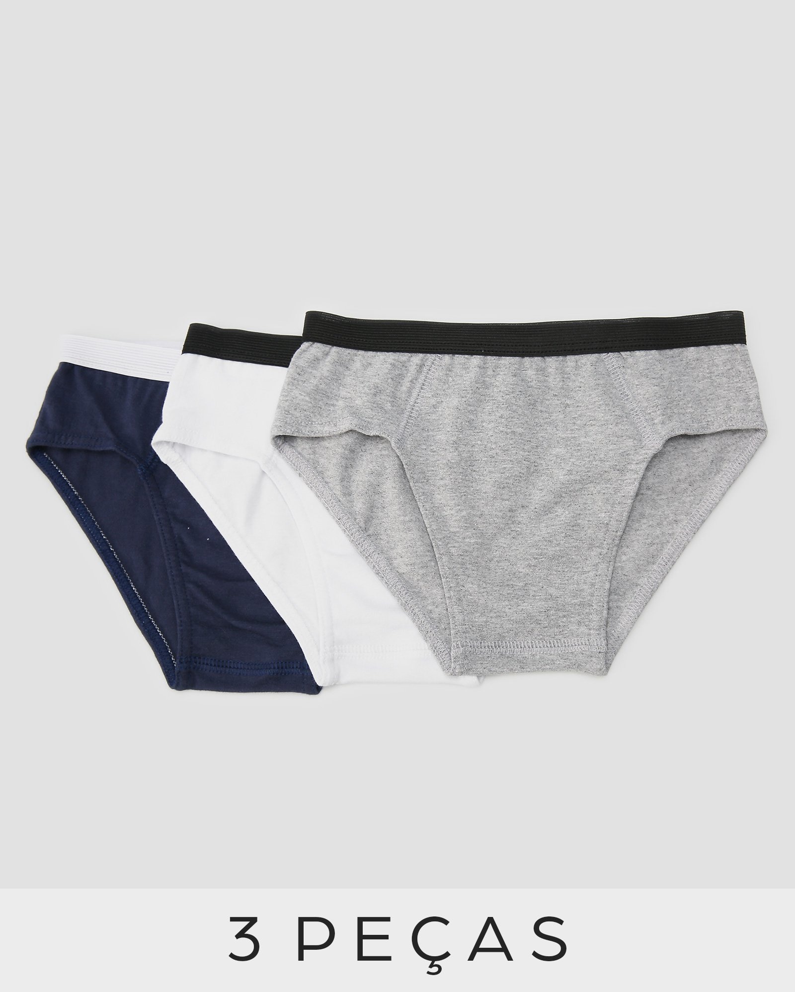 Riachuelo | Kit cueca slip infantil 3 peças azul | Accessori by Riachuelo