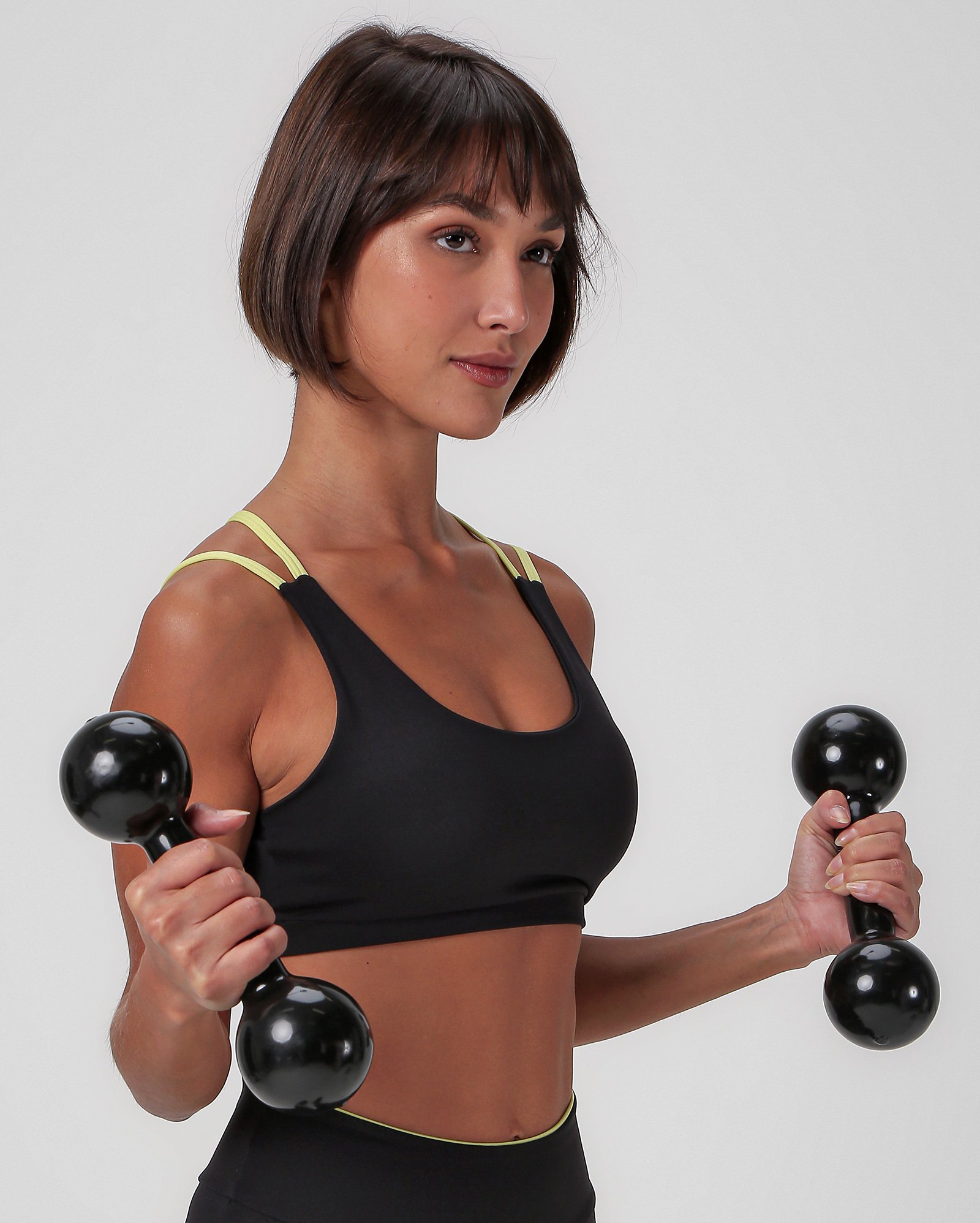 Riachuelo | Top esportivo com bojo preto | Body Work by Riachuelo