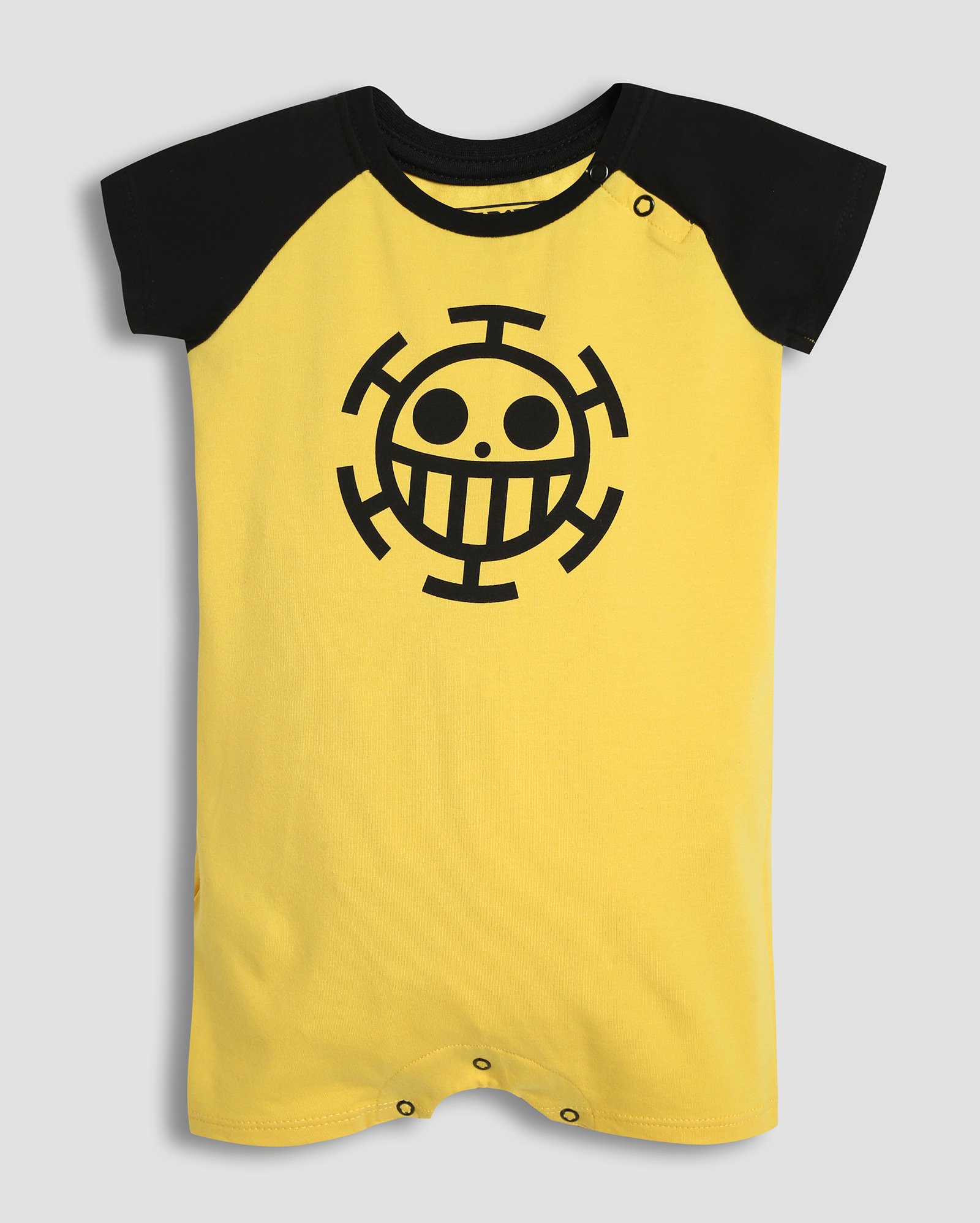 Riachuelo | Body bebê One Piece manga curta amarelo