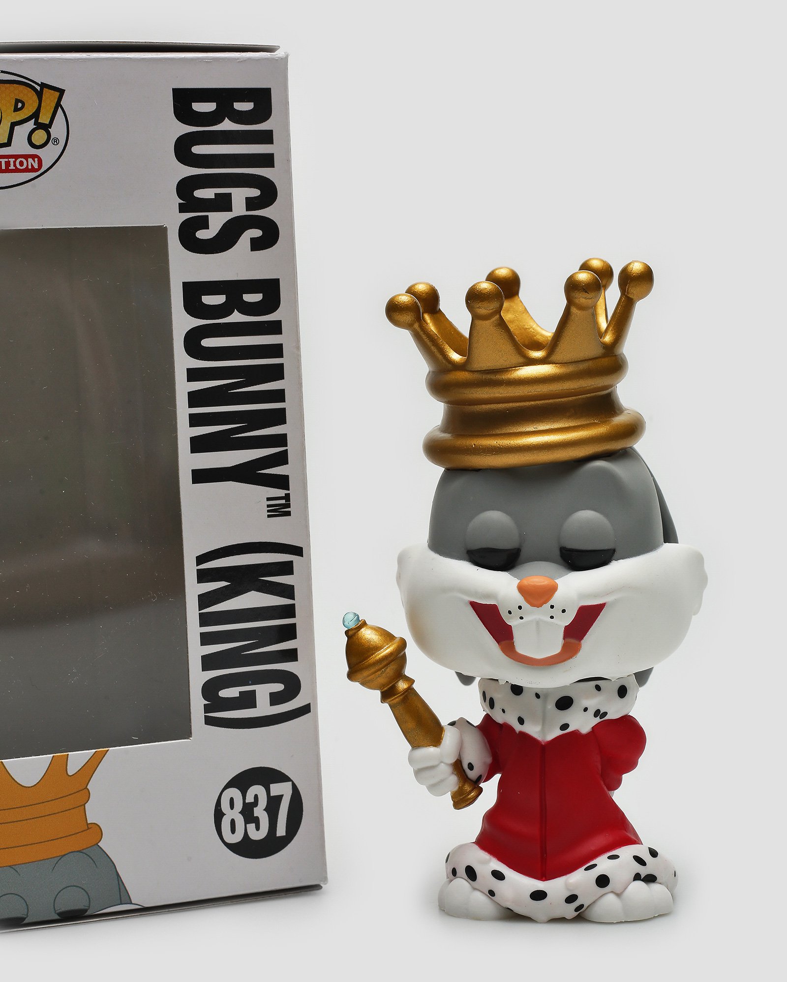Riachuelo | Funko Pop Bugs Bunny King 837 Edição Limitada cinza