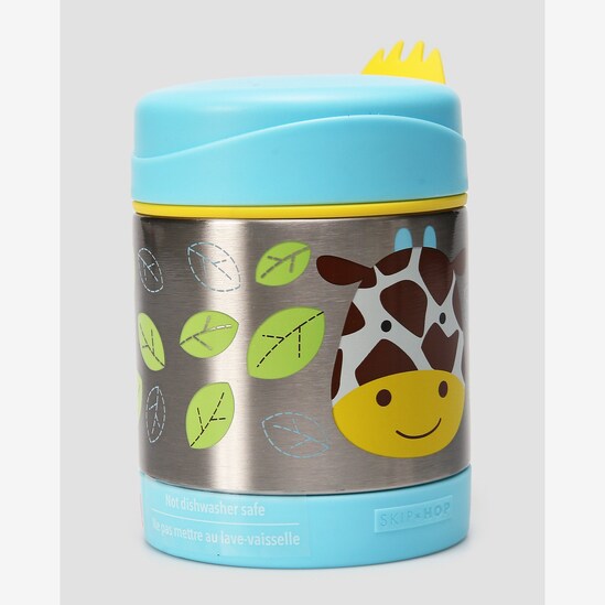 Pote térmico com talher zoo girafa | Skip Hop | Carter's Oficial