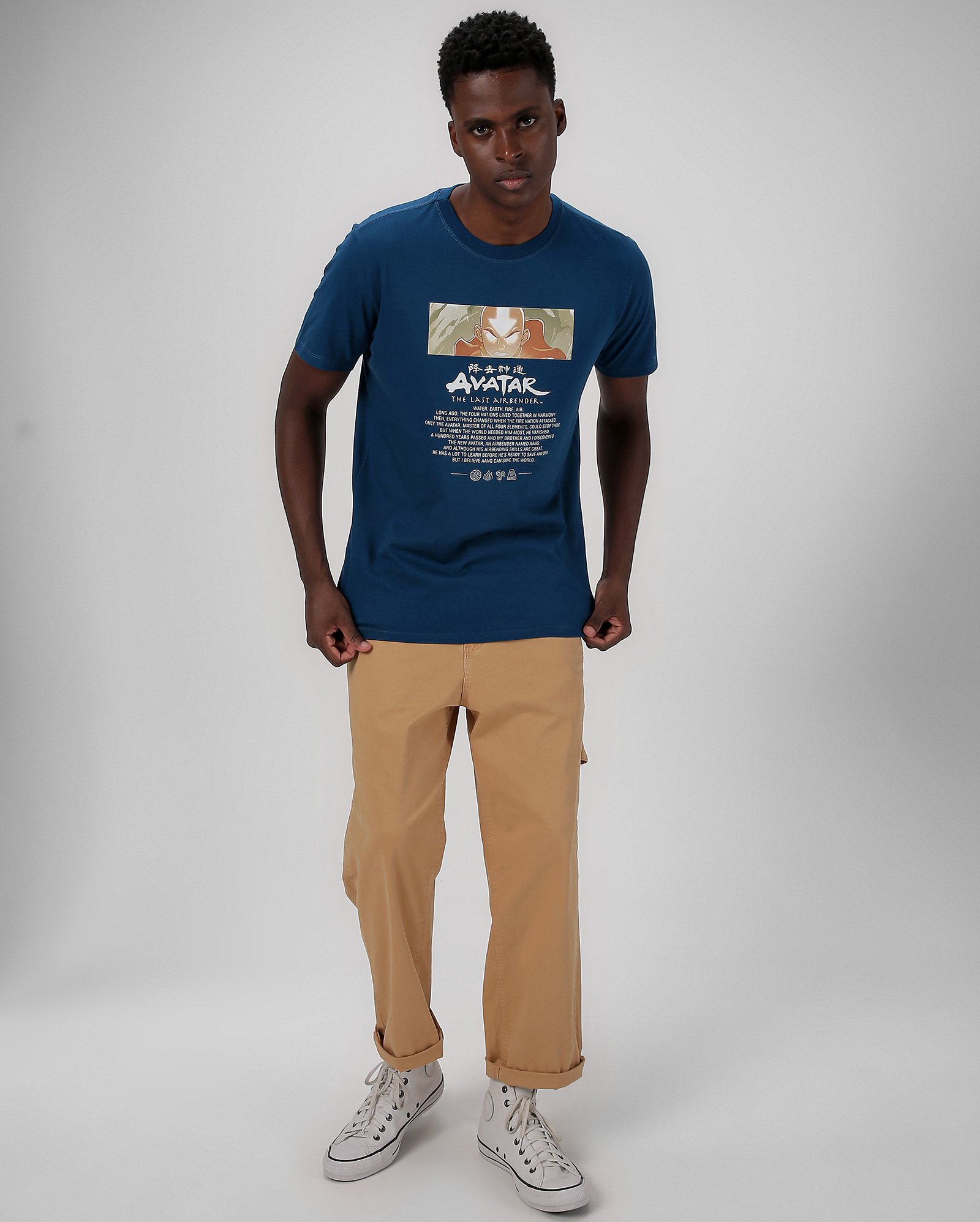 Riachuelo | Camiseta masculina Avatar azul | Nickelodeon