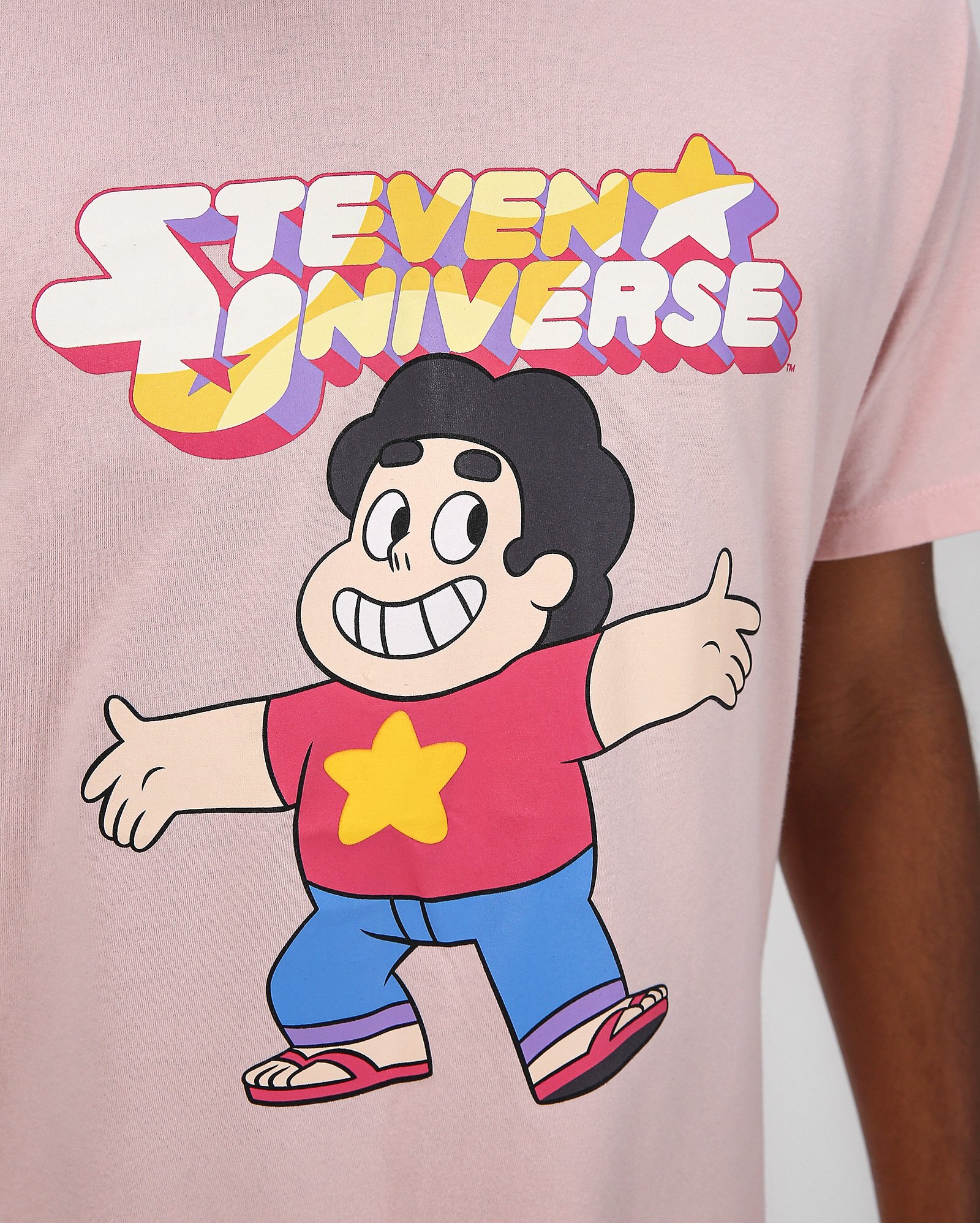 Riachuelo | Camiseta masculina Steven Universe rosa | Cartoon Network