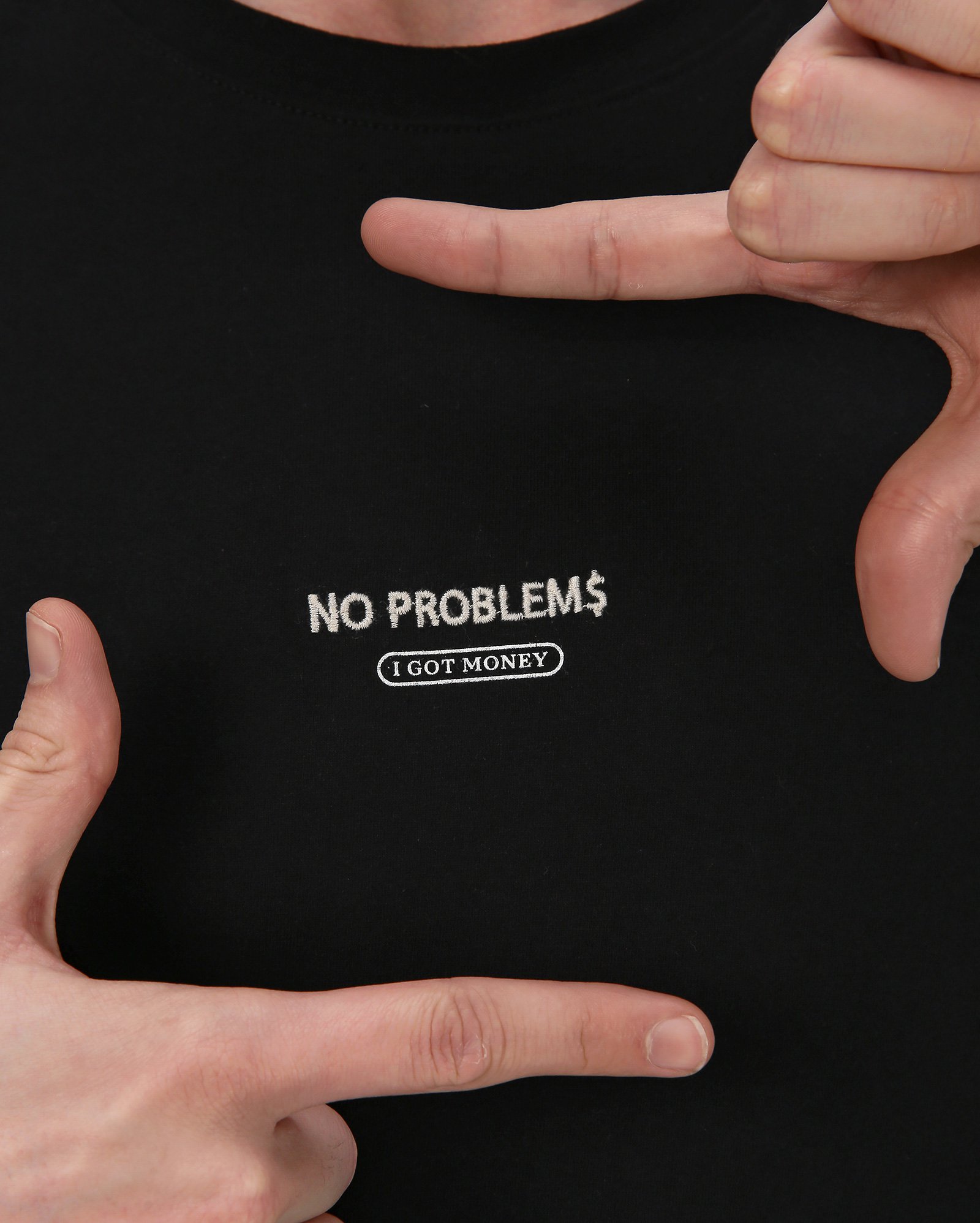Riachuelo | Camiseta masculina no problems preta