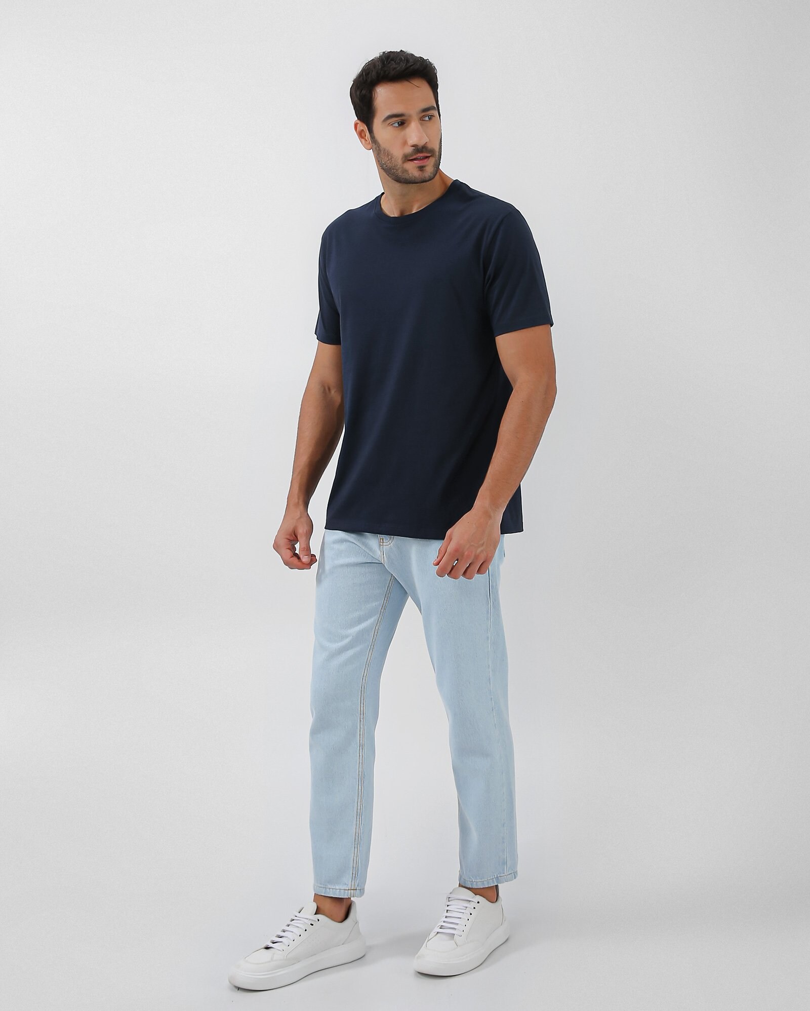 Riachuelo | Camiseta masculina algodão peruano azul