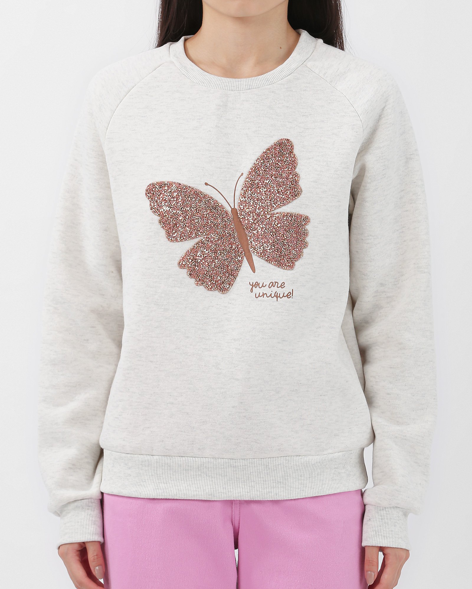 Riachuelo | Blusa de moletom juvenil lettering you are unique cinza | Y ...