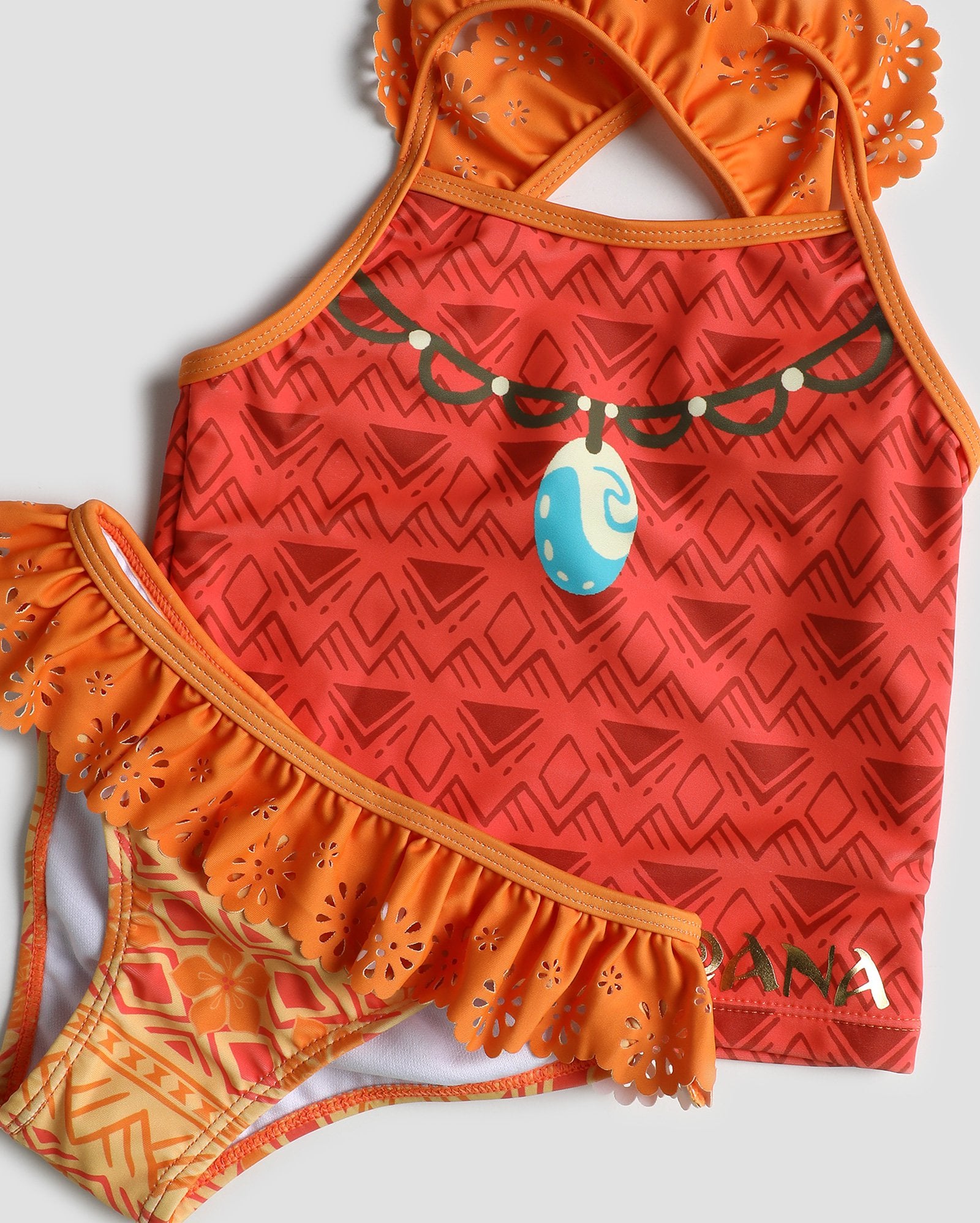 Riachuelo | Biquíni infantil Moana laranja | Disney
