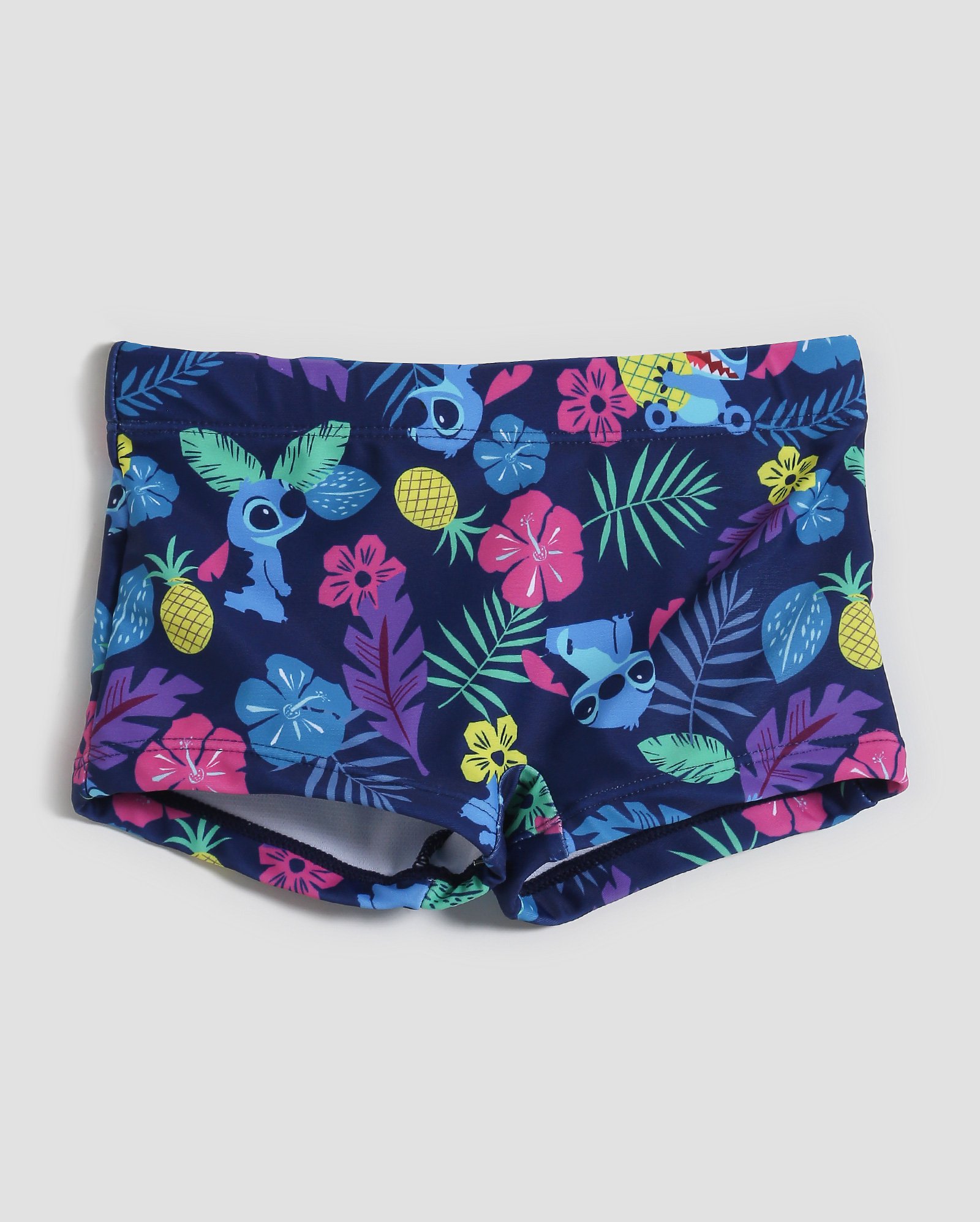 Riachuelo | Conjunto de praia infantil Stitch com sunga e touca azul ...