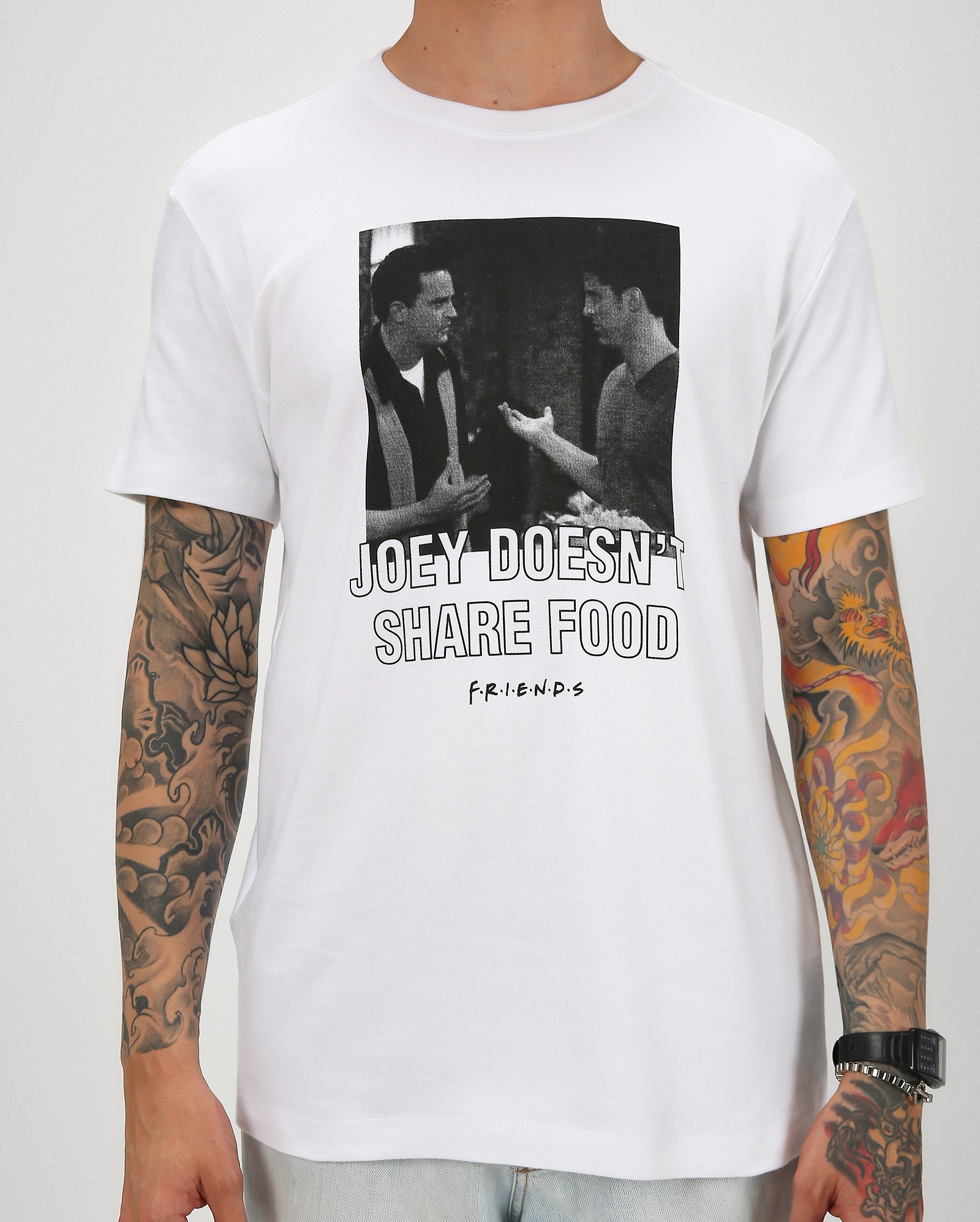 Riachuelo | Camiseta masculina Joey Friends branca | Warner Bros.