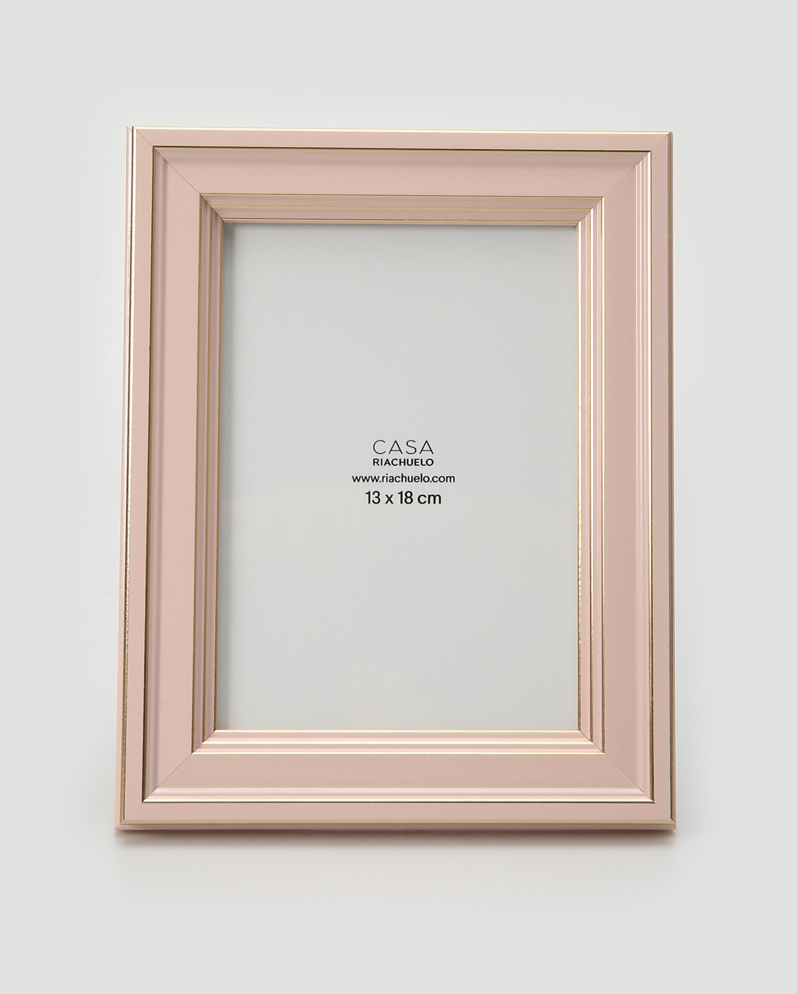 Riachuelo | Porta-retrato retangular Margot 13x18cm rosa | Casa Riachuelo