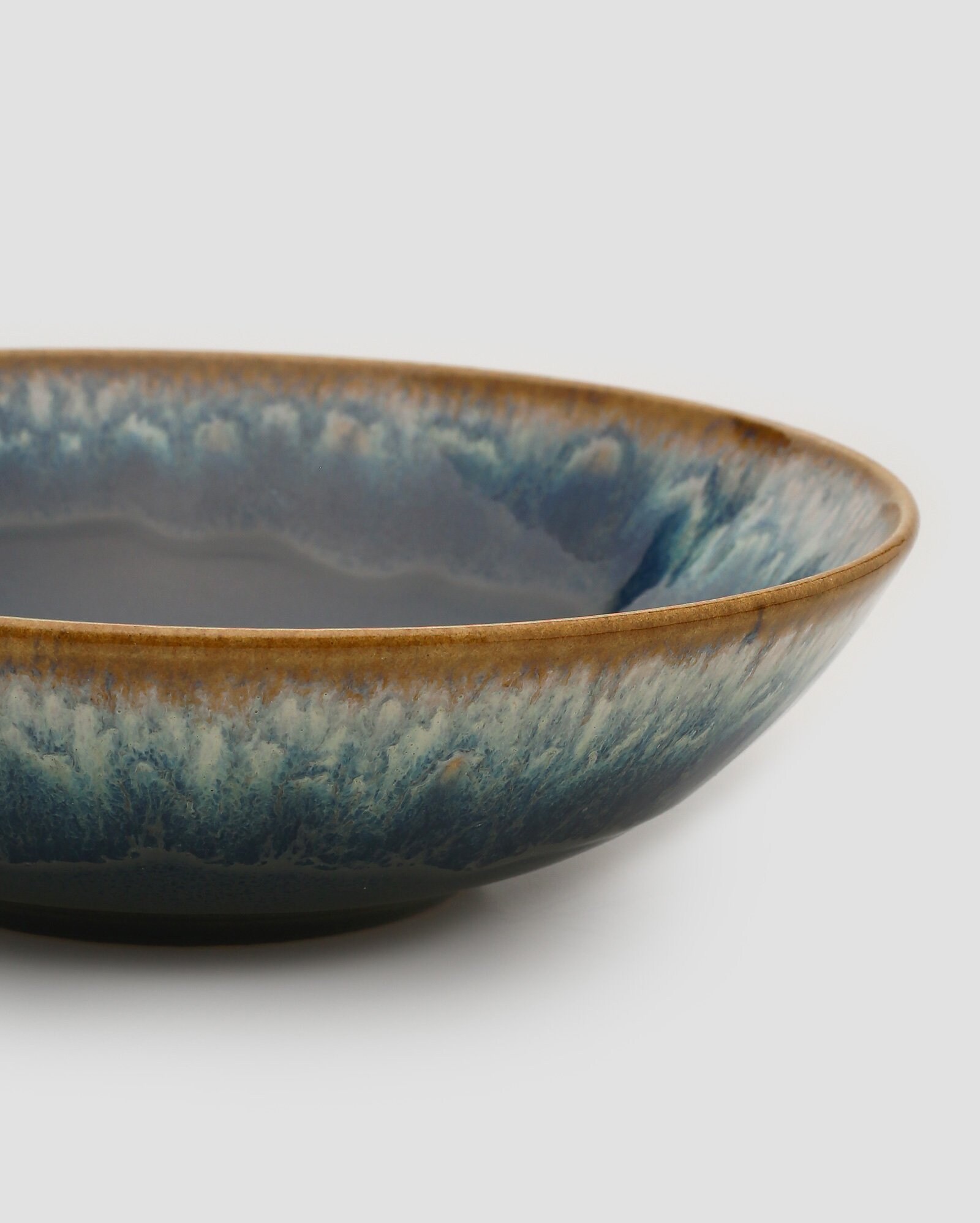 Riachuelo | Prato fundo cerâmica Hayla 20,7x5,6cm azul | Casa Riachuelo