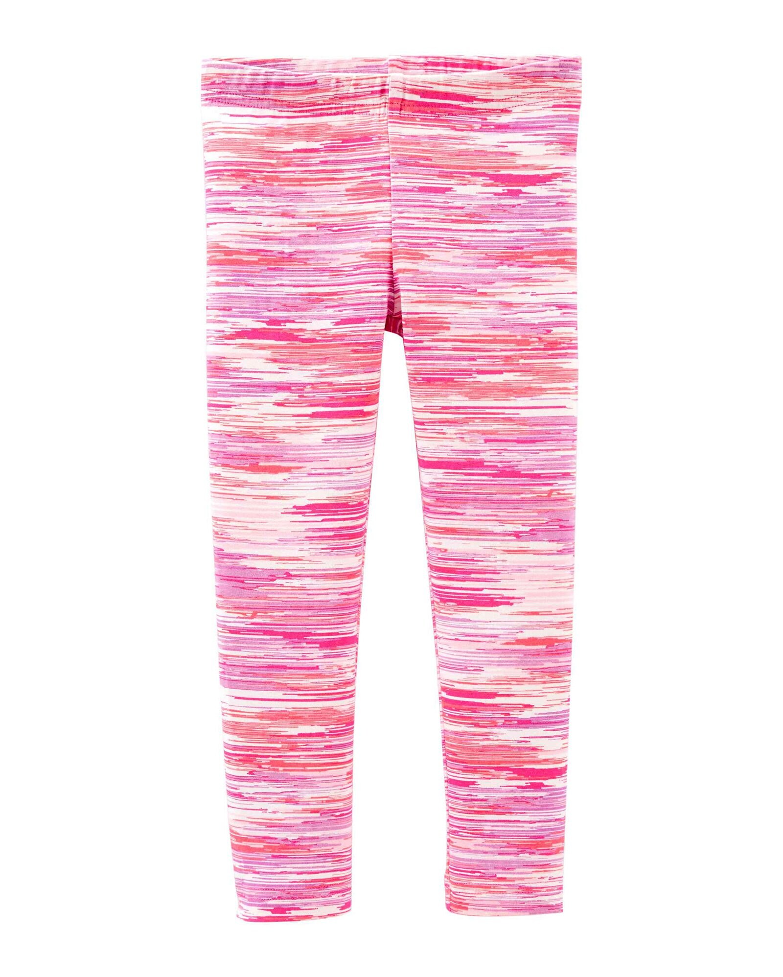 Calça legging infantil aquarela rosa | Carter's | Carter's Oficial