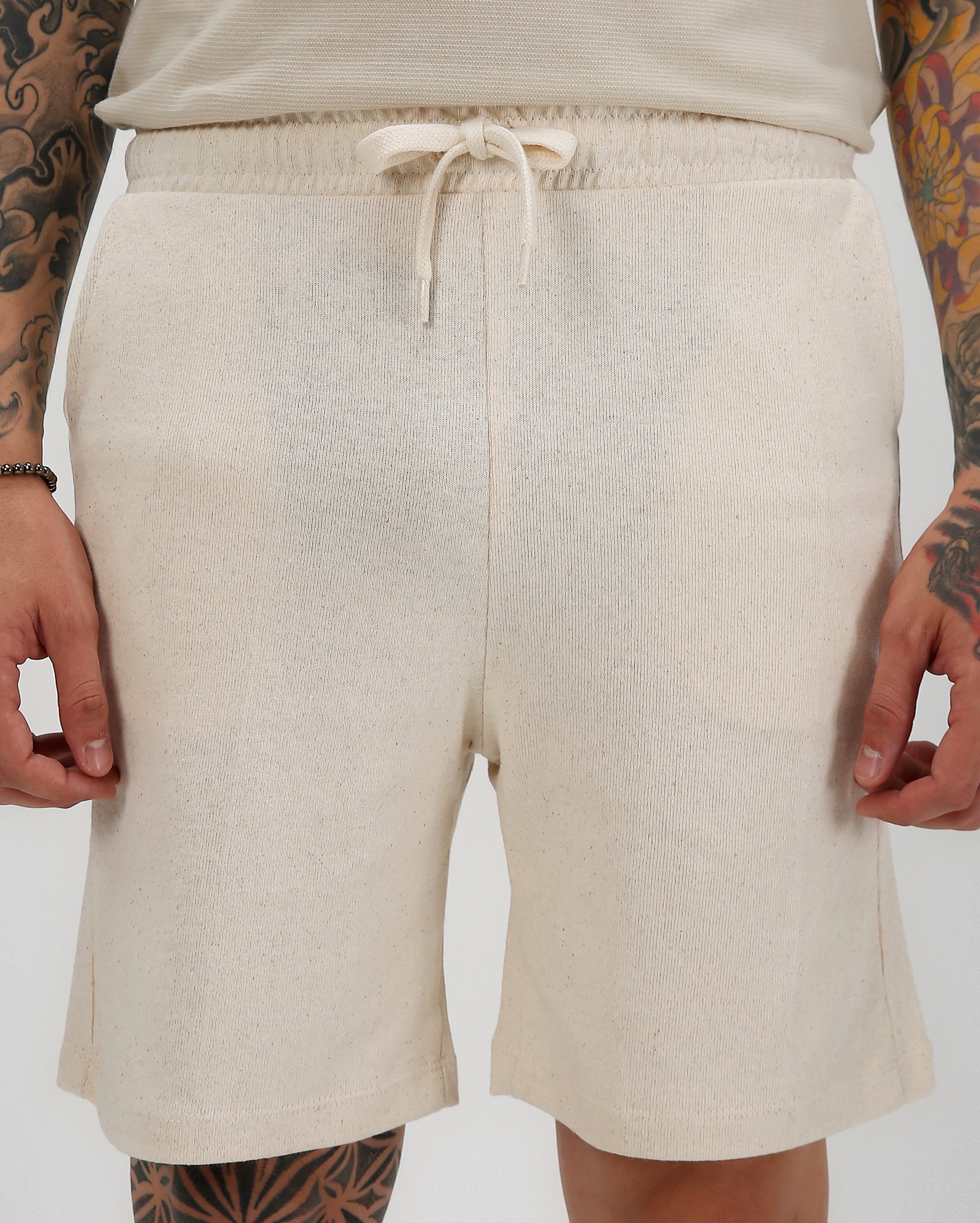 Riachuelo | Bermuda de moletom masculina off-white | Pool by Riachuelo