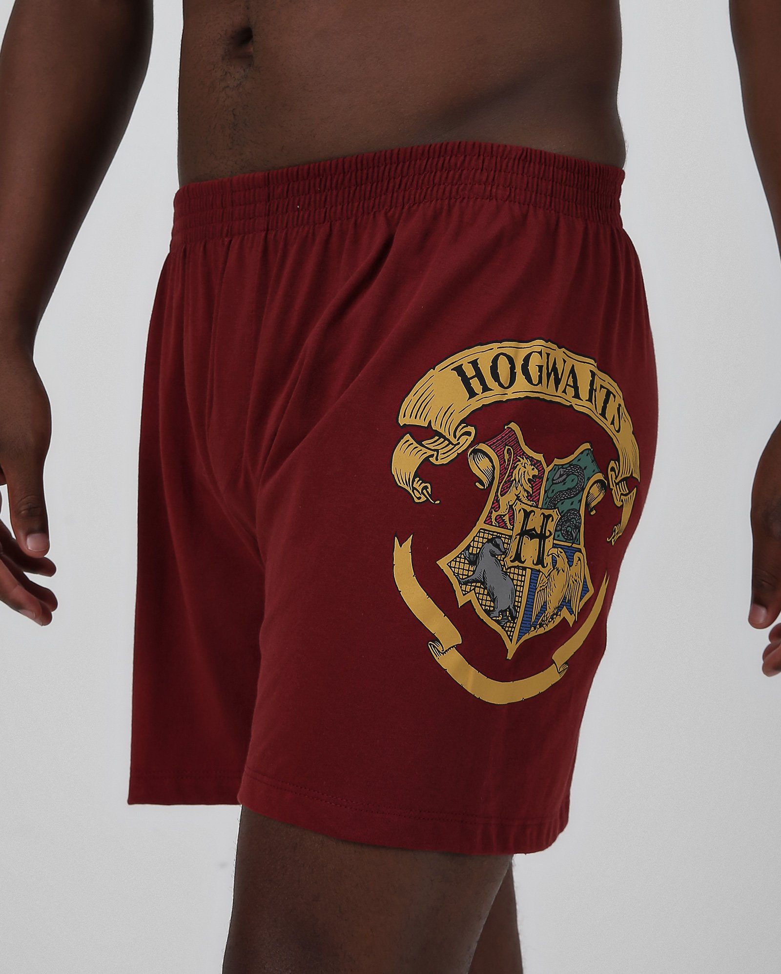 Cueca samba canção Hogwarts Harry Potter vermelho | Warner Bros ...