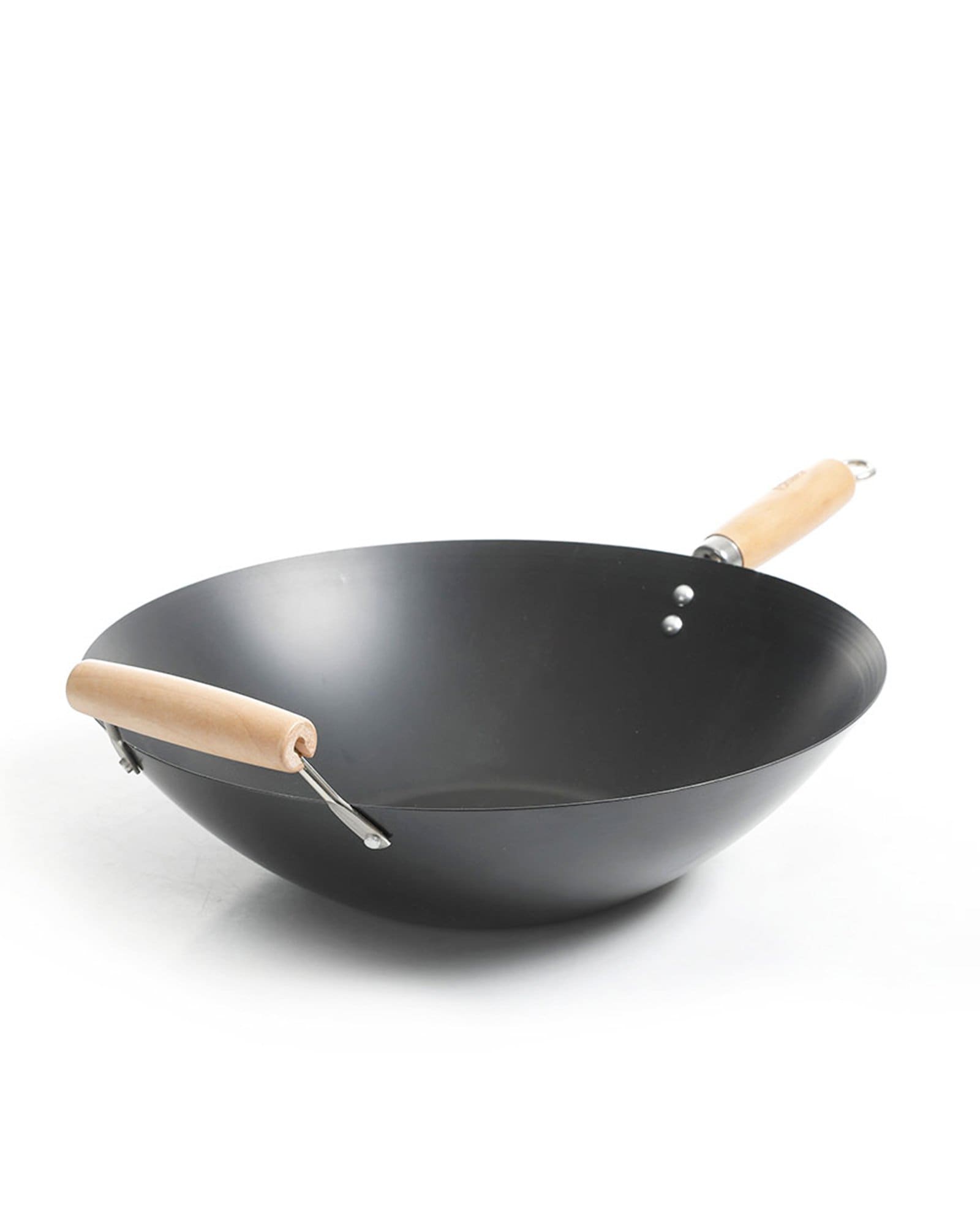Riachuelo | Panela wok oriental aço carbono antiaderente preta | Oster