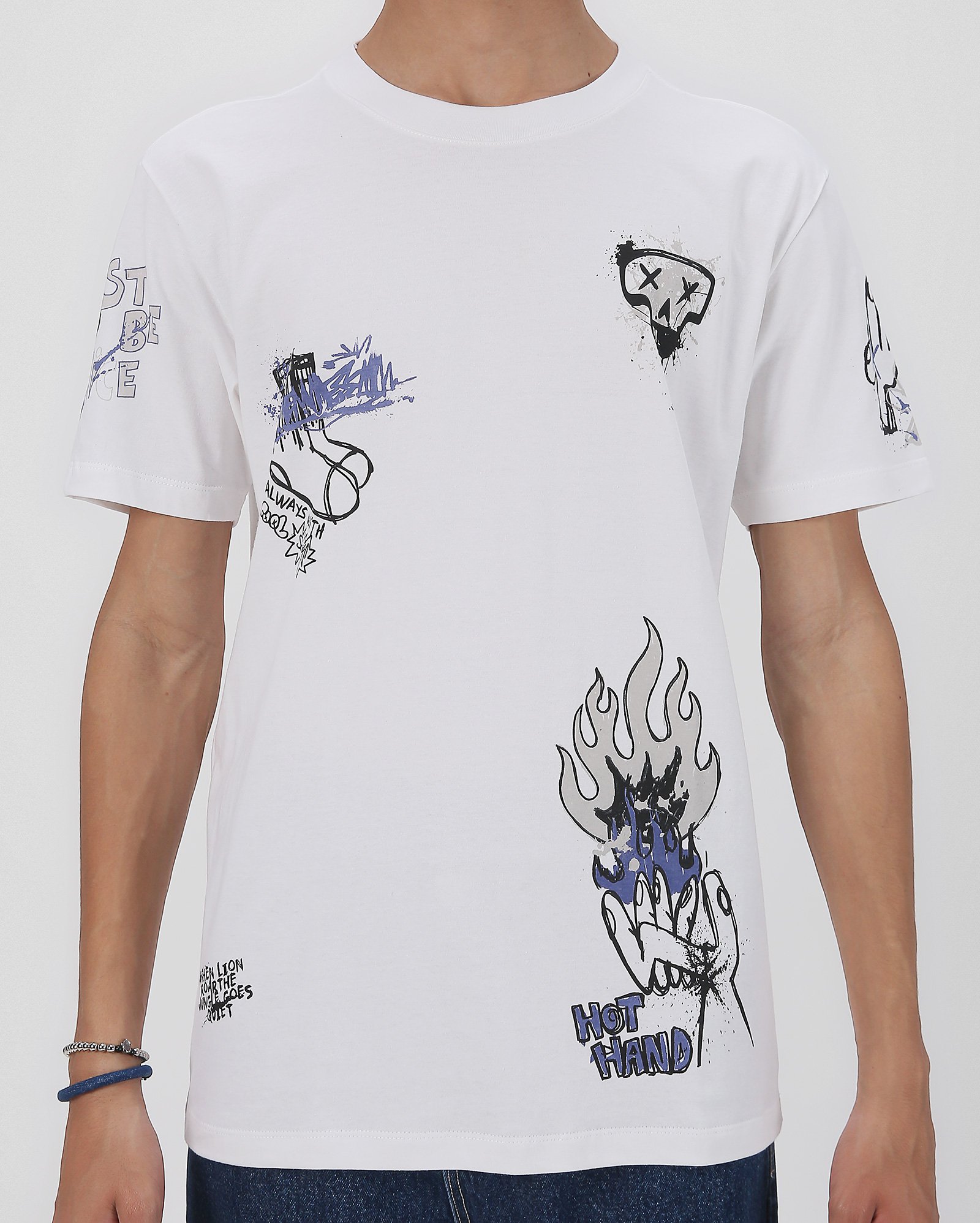 Riachuelo | Camiseta masculina regular street branca | Pool by Riachuelo