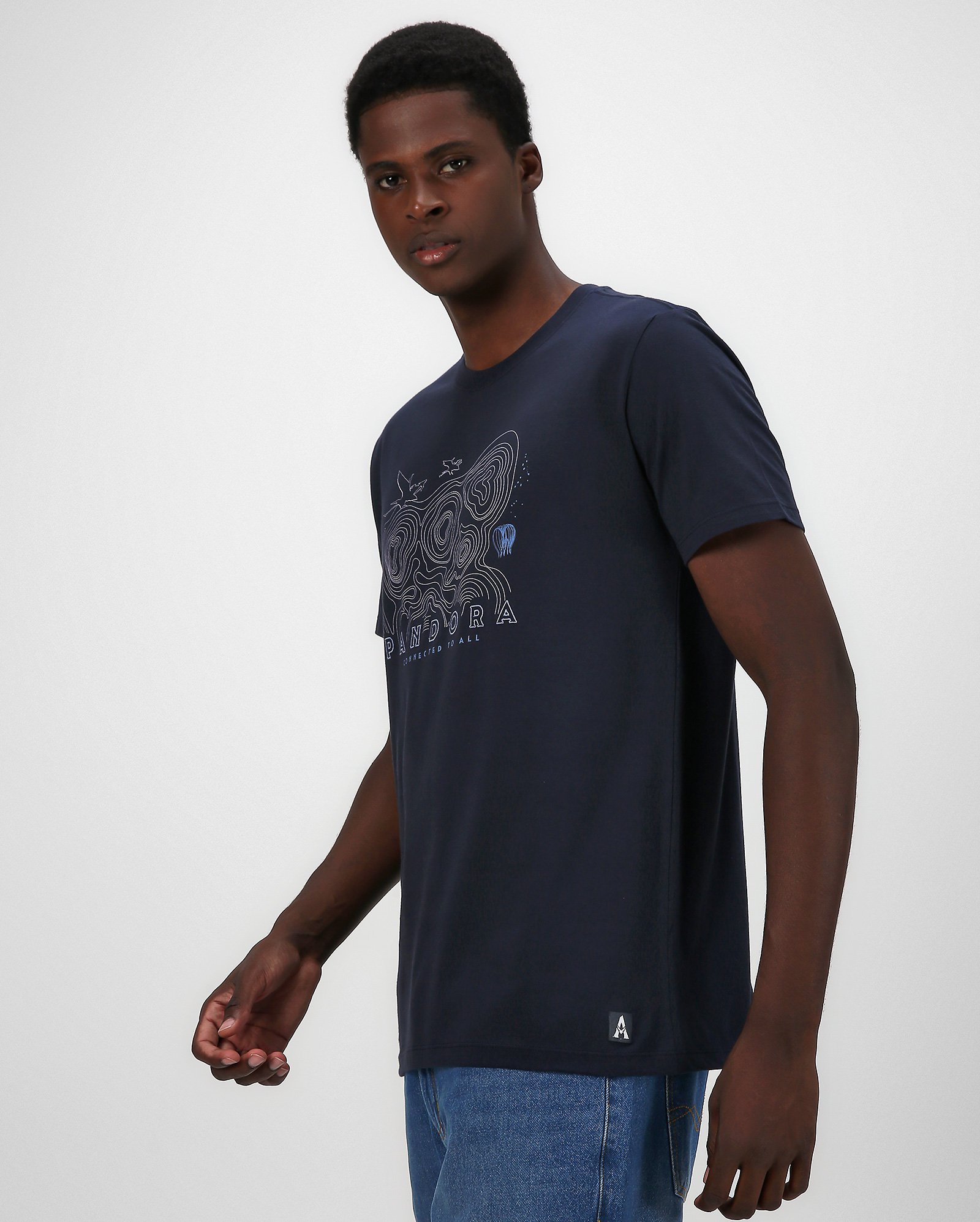 Riachuelo | Camiseta masculina Pandora Avatar azul | Disney