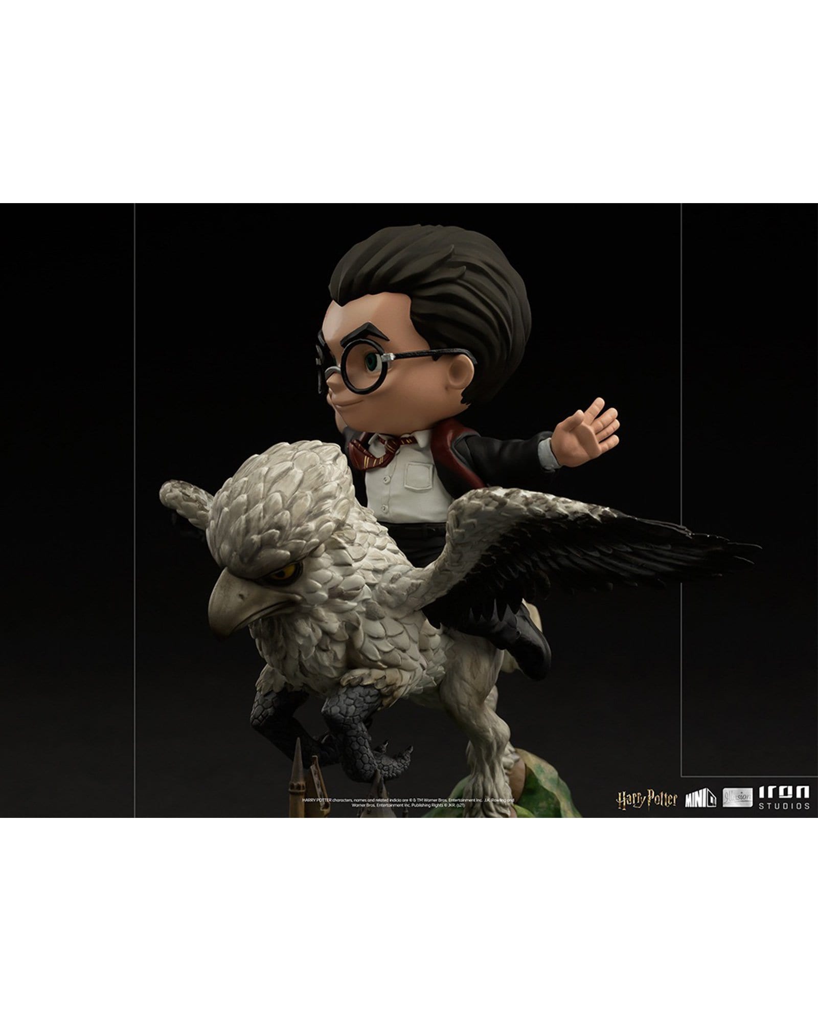 Riachuelo | Estátua Harry Potter and Buckbeak MiniCo Illusion | Iron ...