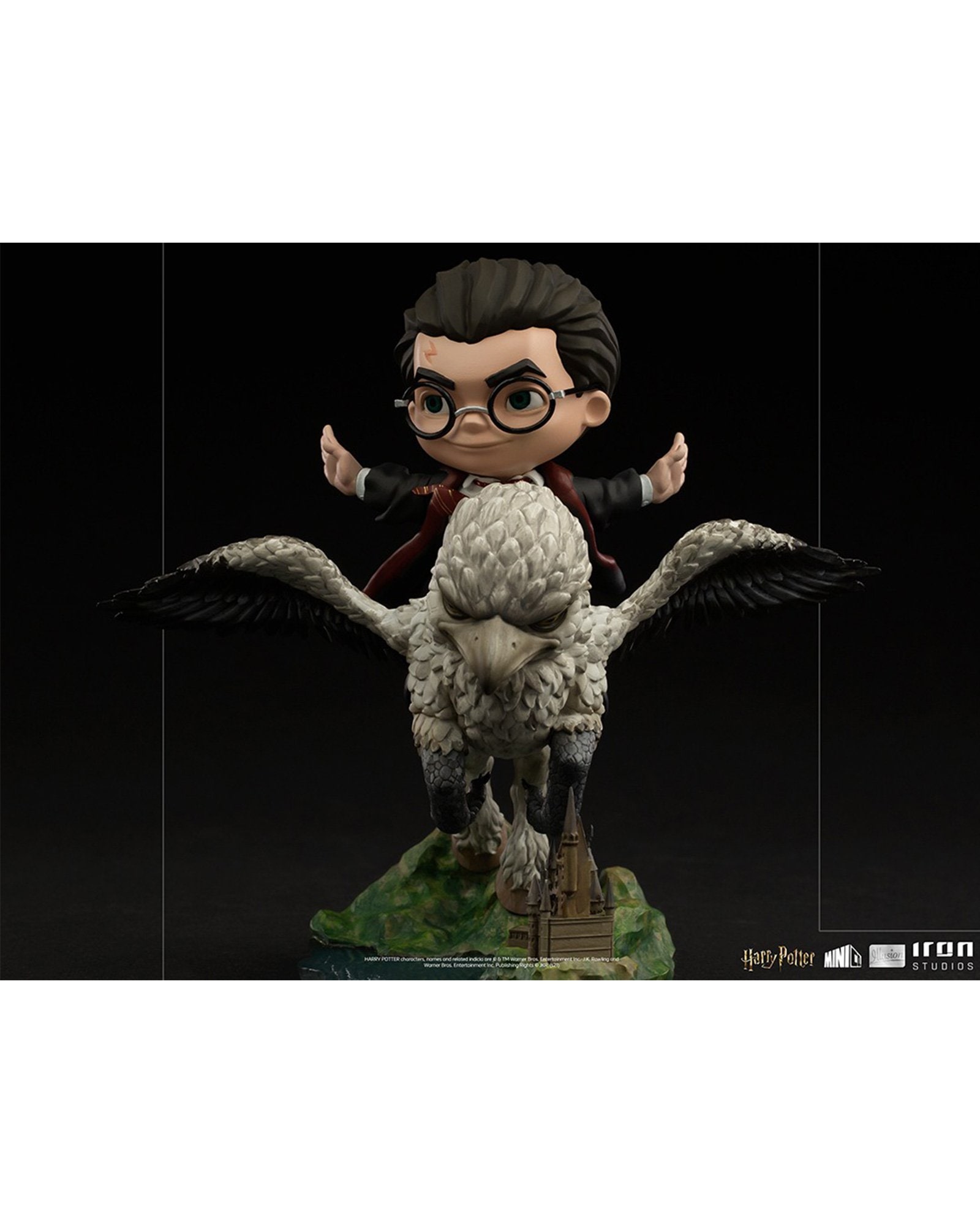 Riachuelo | Estátua Harry Potter and Buckbeak MiniCo Illusion | Iron ...