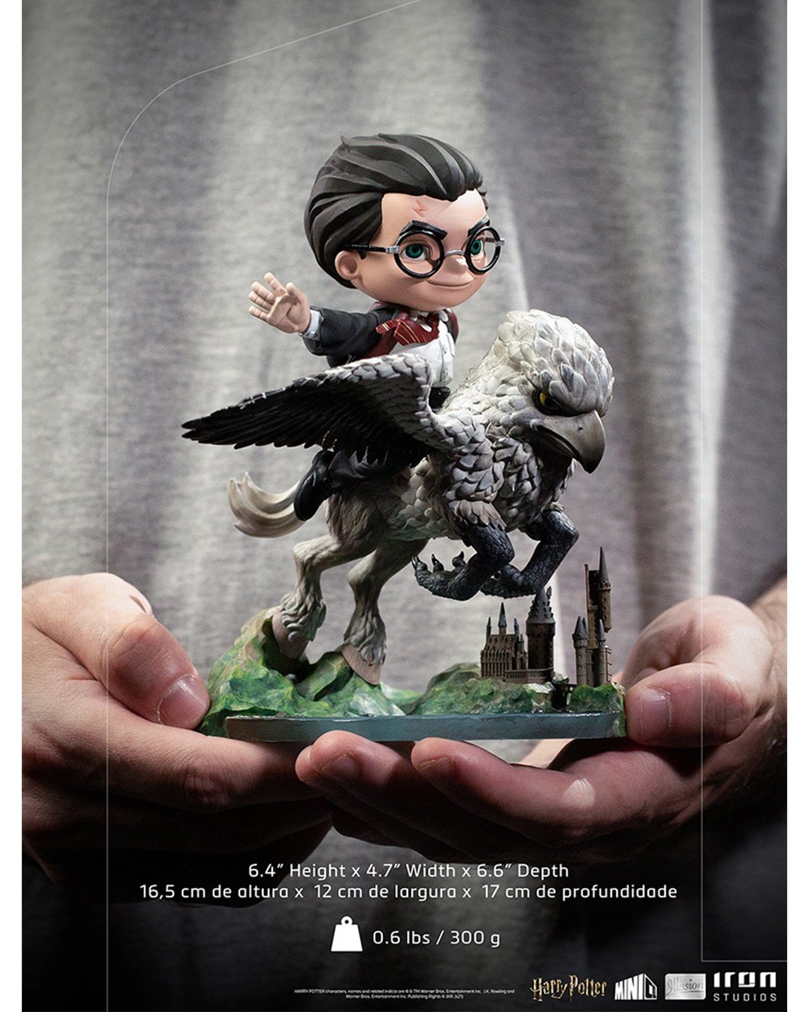 Riachuelo | Estátua Harry Potter and Buckbeak MiniCo Illusion | Iron ...
