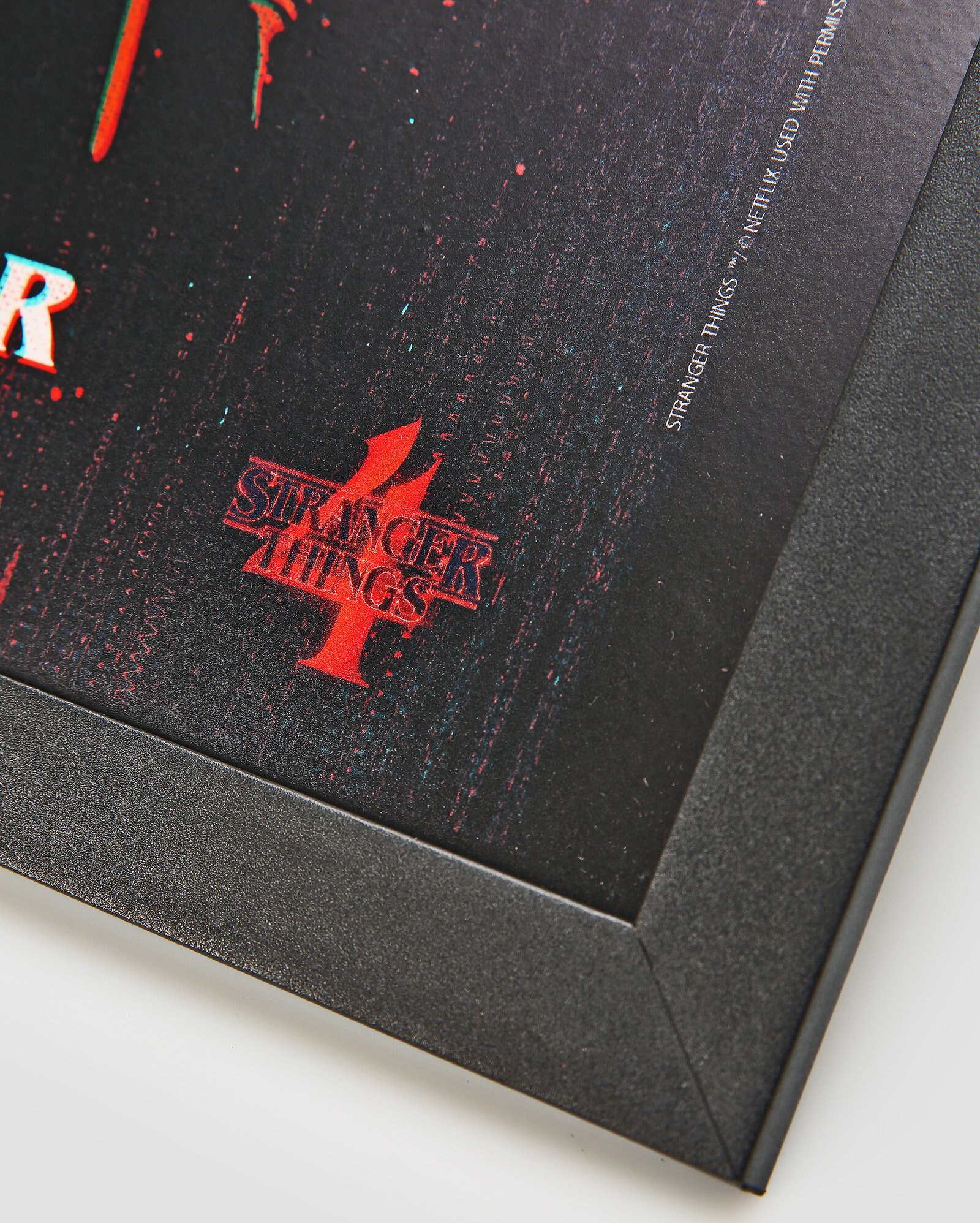 Riachuelo | Quadro poster Stranger Things 42x32 preto | Netflix