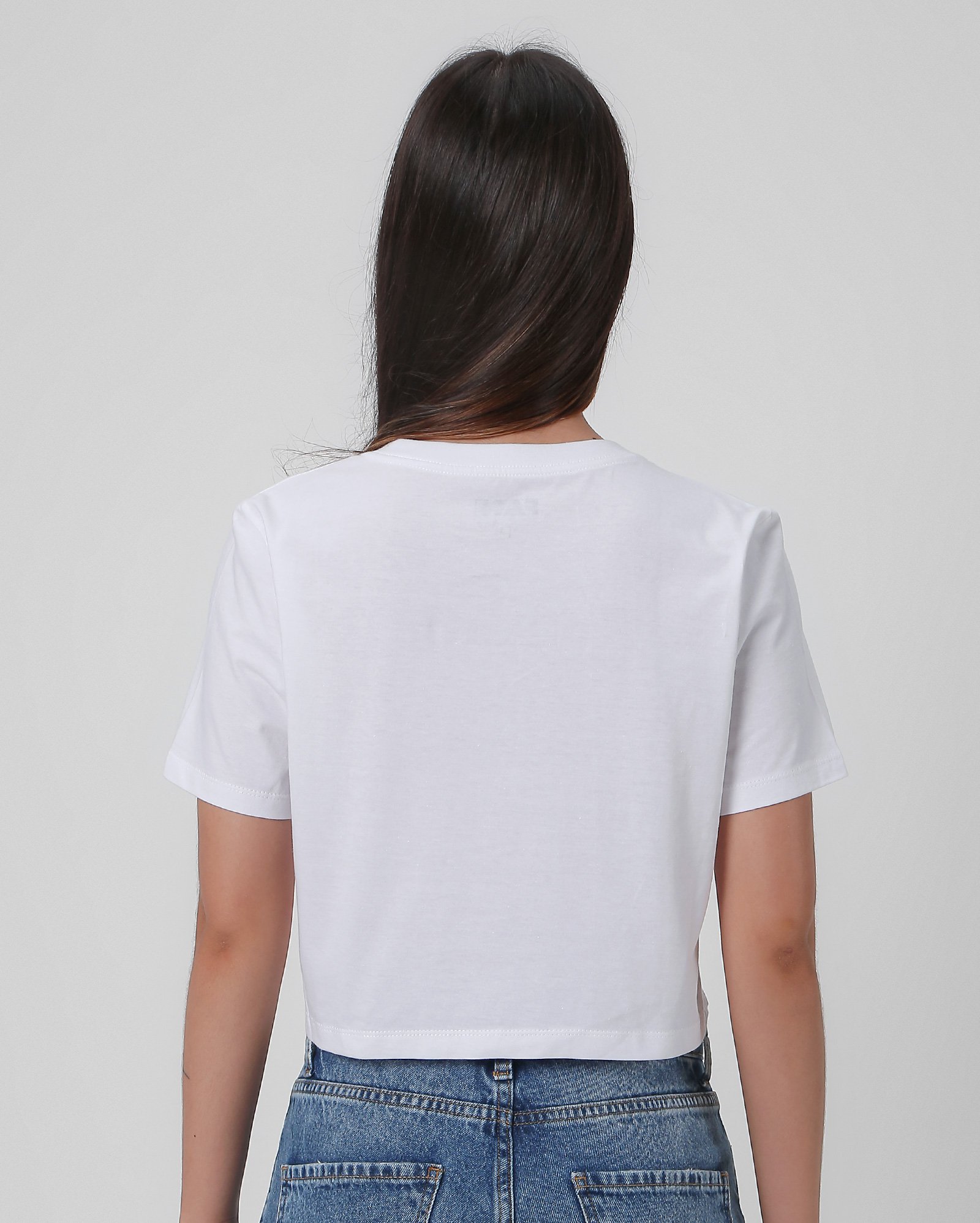 Riachuelo | Camiseta cropped básica branca | FAN LAB