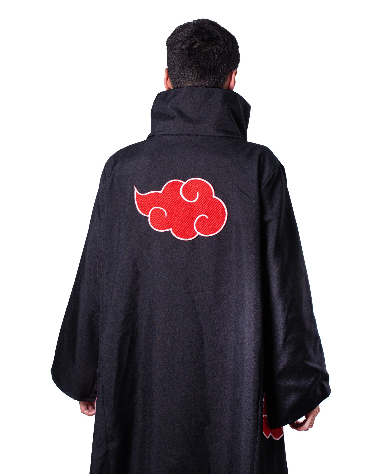 Capa masculina Akatsuki 105cm preto | Naruto | FANLAB Oficial