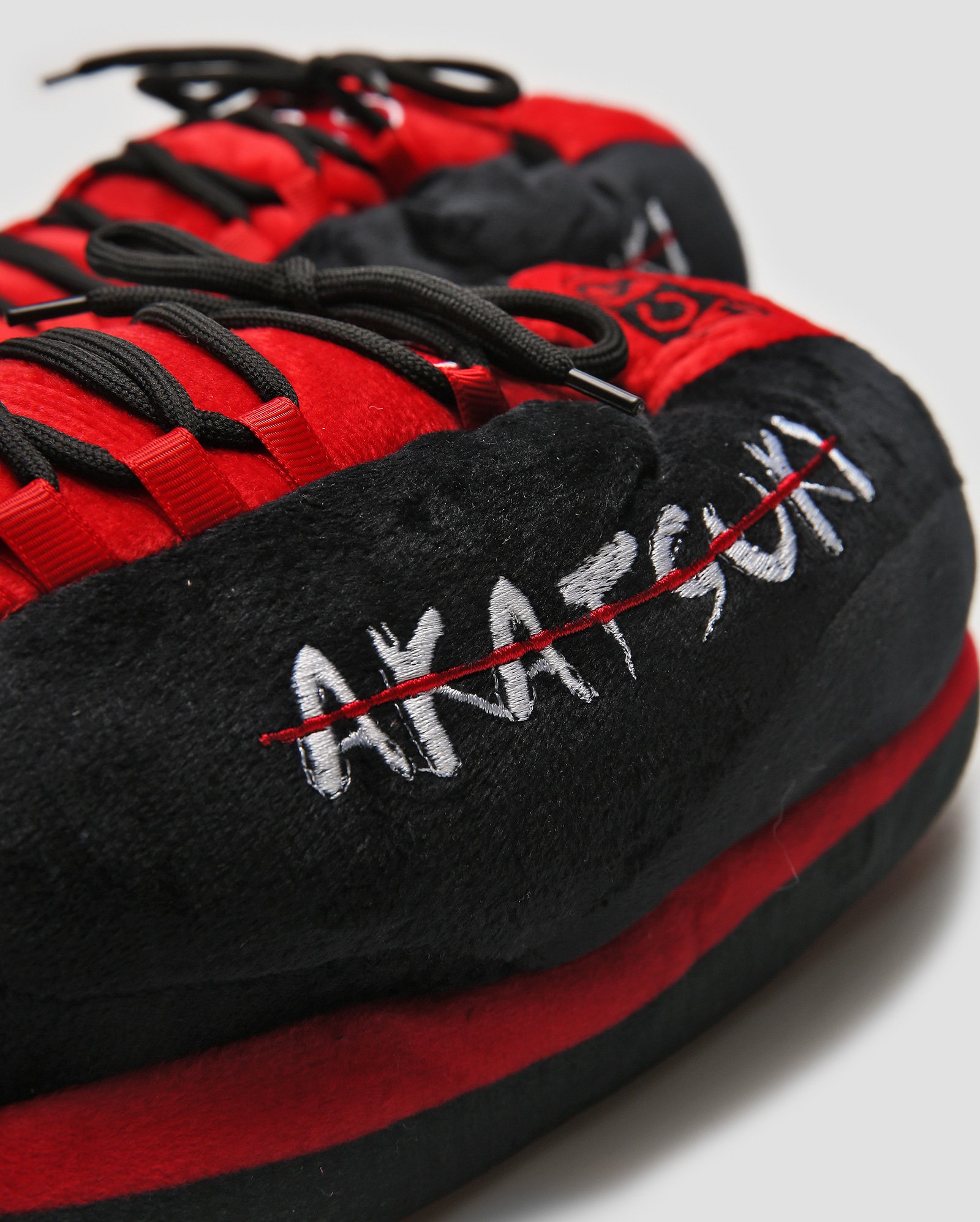 Riachuelo | Pantufa tênis com cadarço Akatsuki preta | Naruto
