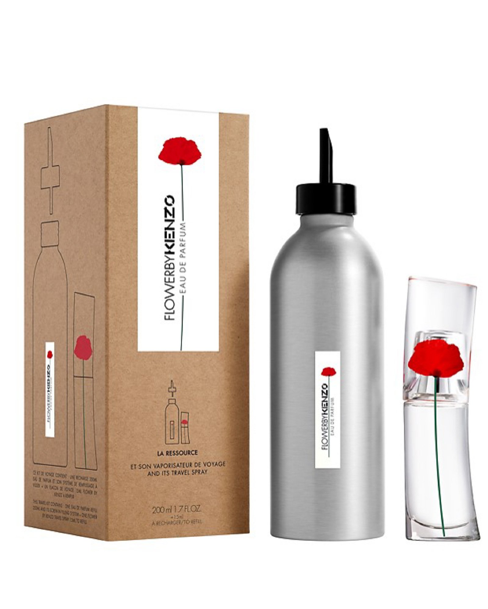 Riachuelo | Kit perfume feminino Flower by Kenzo eau de parfum 15ml e refil 200ml