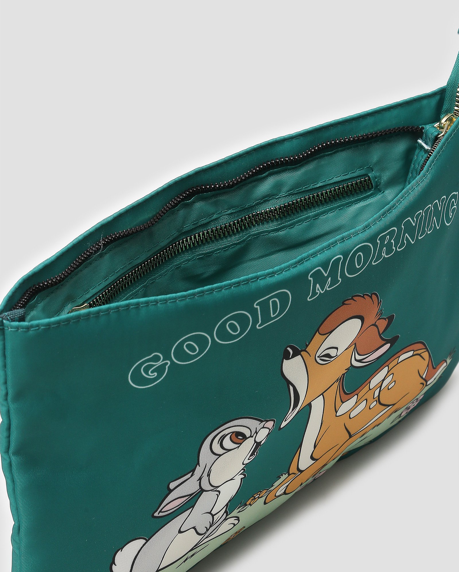 Riachuelo | Necessaire puffer Bambi good morning verde | Disney