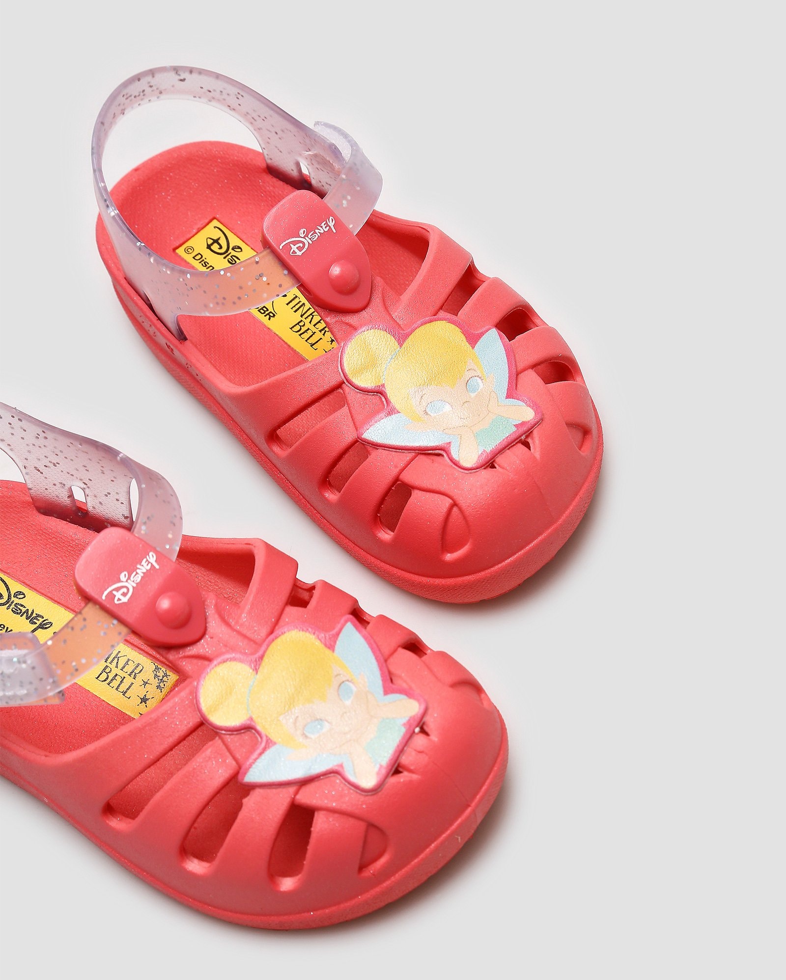 Riachuelo | Sandália infantil Disney Tiker Bell com brilhos rosa | Grendene