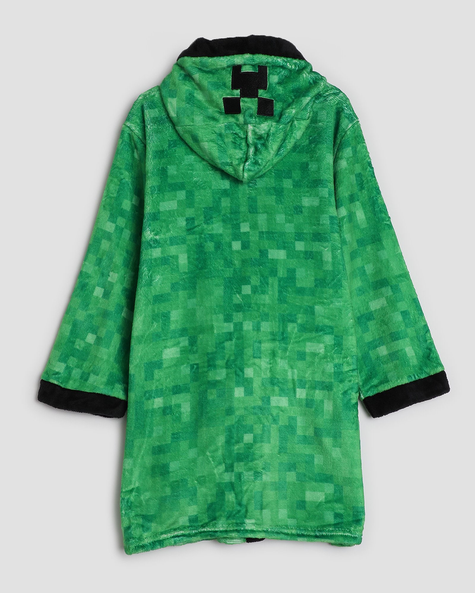 Riachuelo | Roupão infantojuvenil fleece com capuz verde - Verde Lima ...