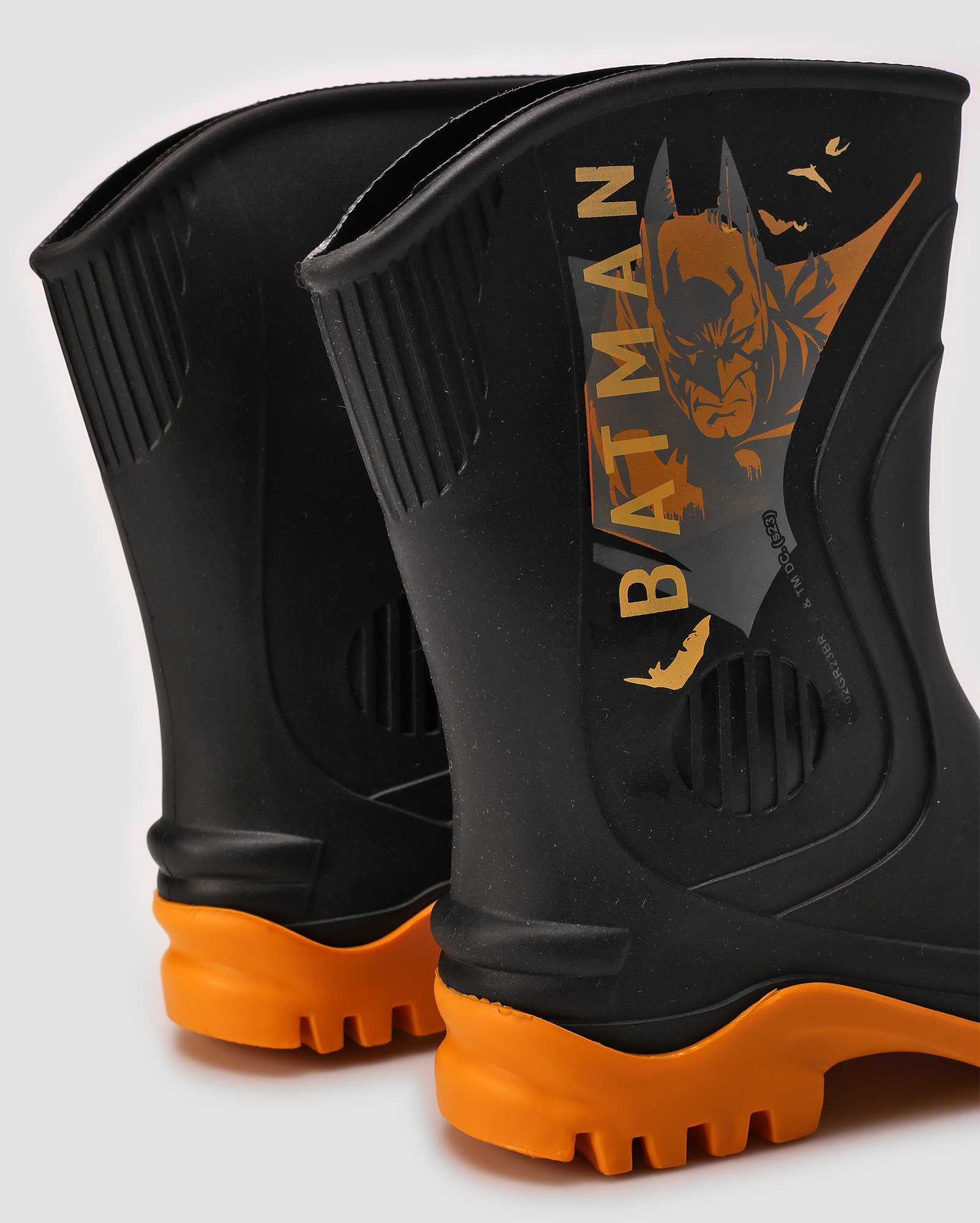Riachuelo | Bota galocha infantil Batman preta | Grendene