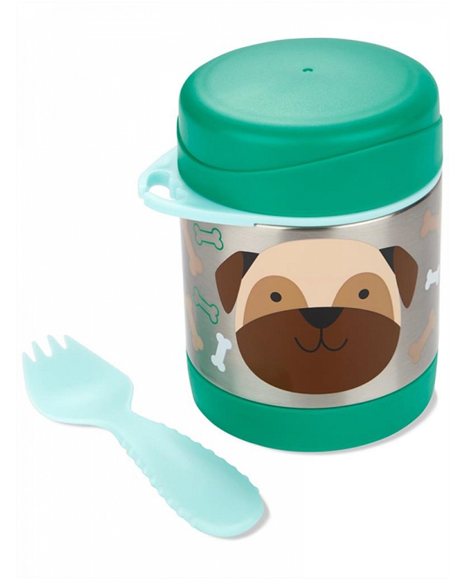 Pote térmico infantil com talher cachorro verde | Skip Hop | Carter's ...
