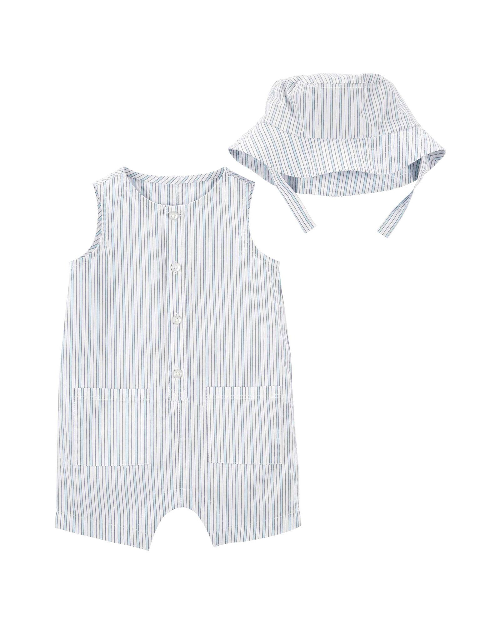 Riachuelo | Macaquinho bebê com chapéu listrado multicor | Carter's