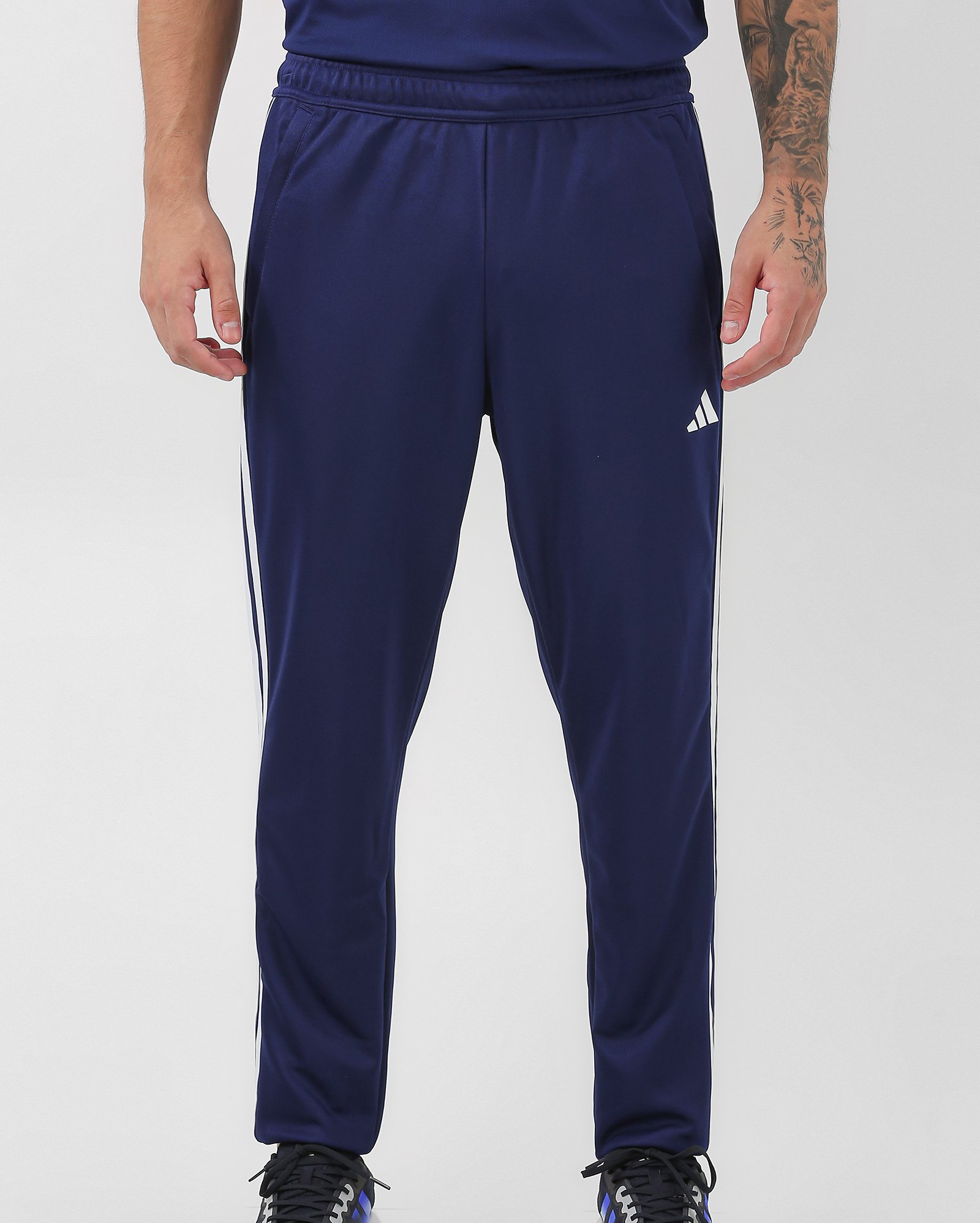Riachuelo | Calça masculina com listras Aeroready IB8169 azul | Adidas