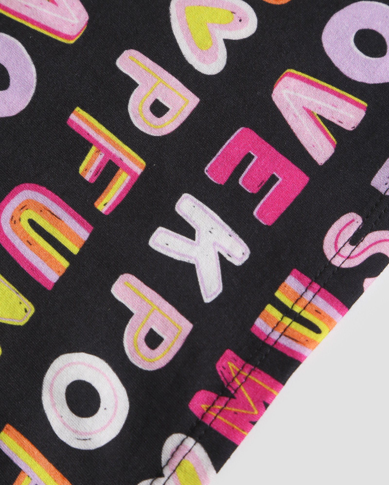 Riachuelo | Blusa infantil letras 4-10A preta | Pool by Riachuelo