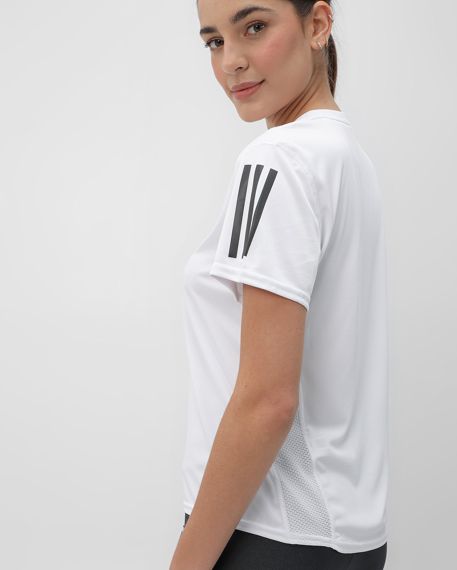 Riachuelo | Camiseta feminina Own The Run IC5189 branca | Adidas
