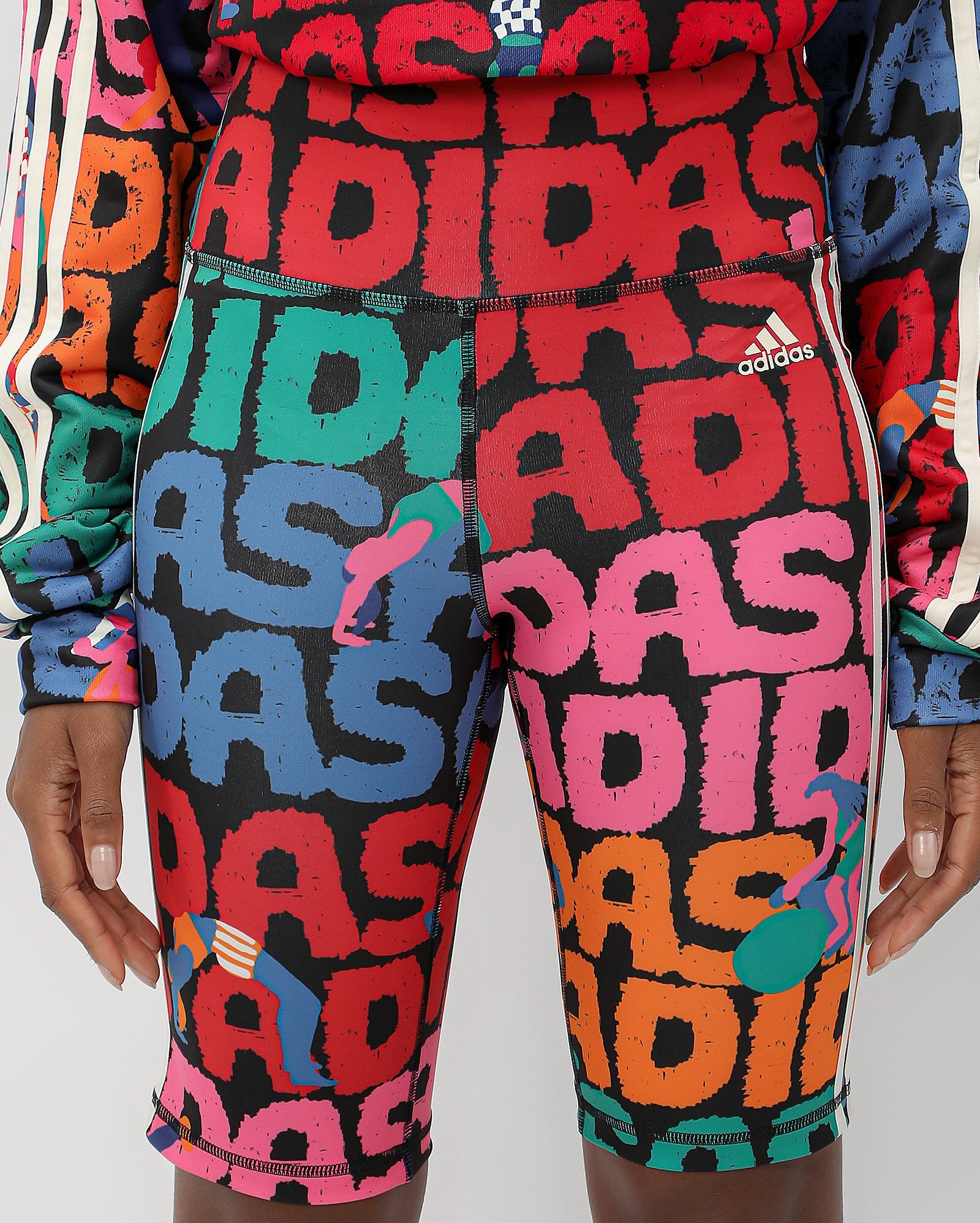 Riachuelo | Short feminino bike Farm Rio HS1185 preto | Adidas