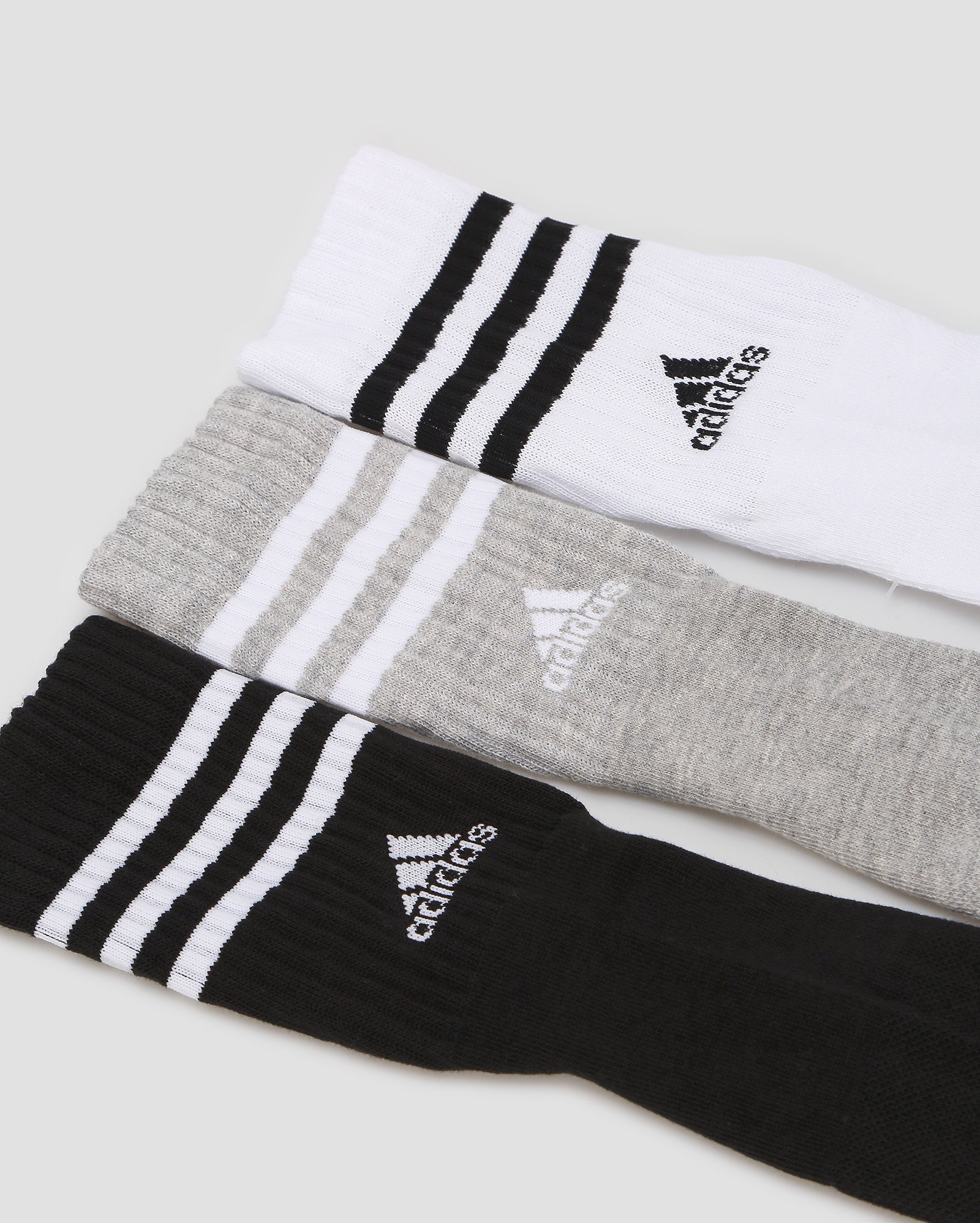 Riachuelo | Kit meia masculina 3 peças cano longo IC1323 multicor | Adidas