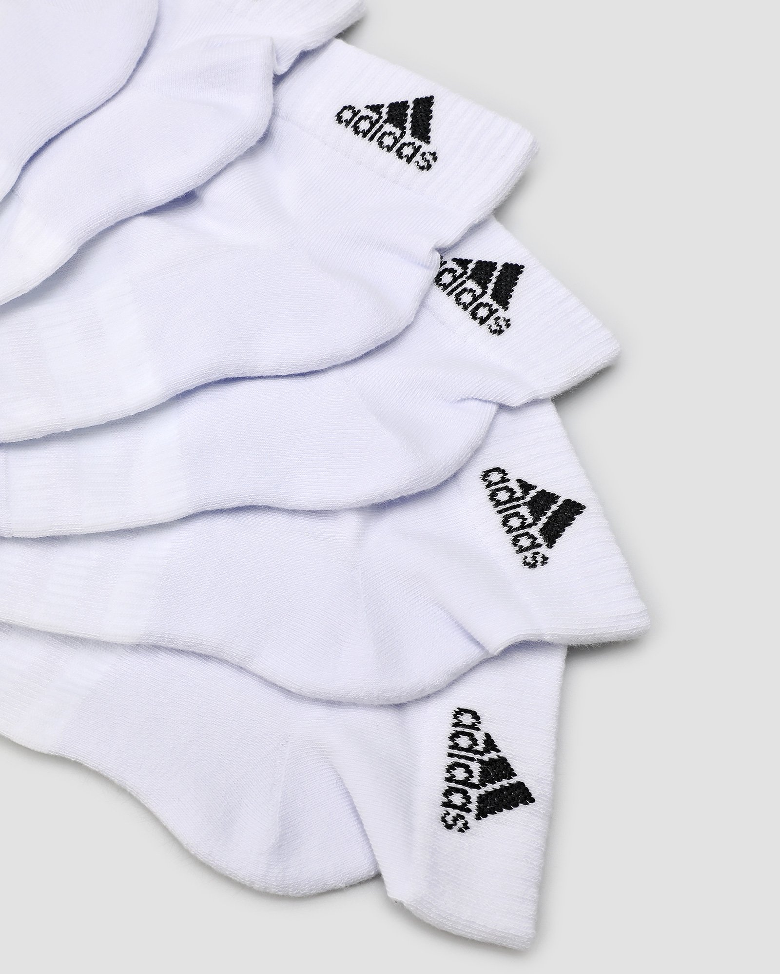 Riachuelo | Kit meia masculina 3 pares cano curto HT3441 branca | Adidas