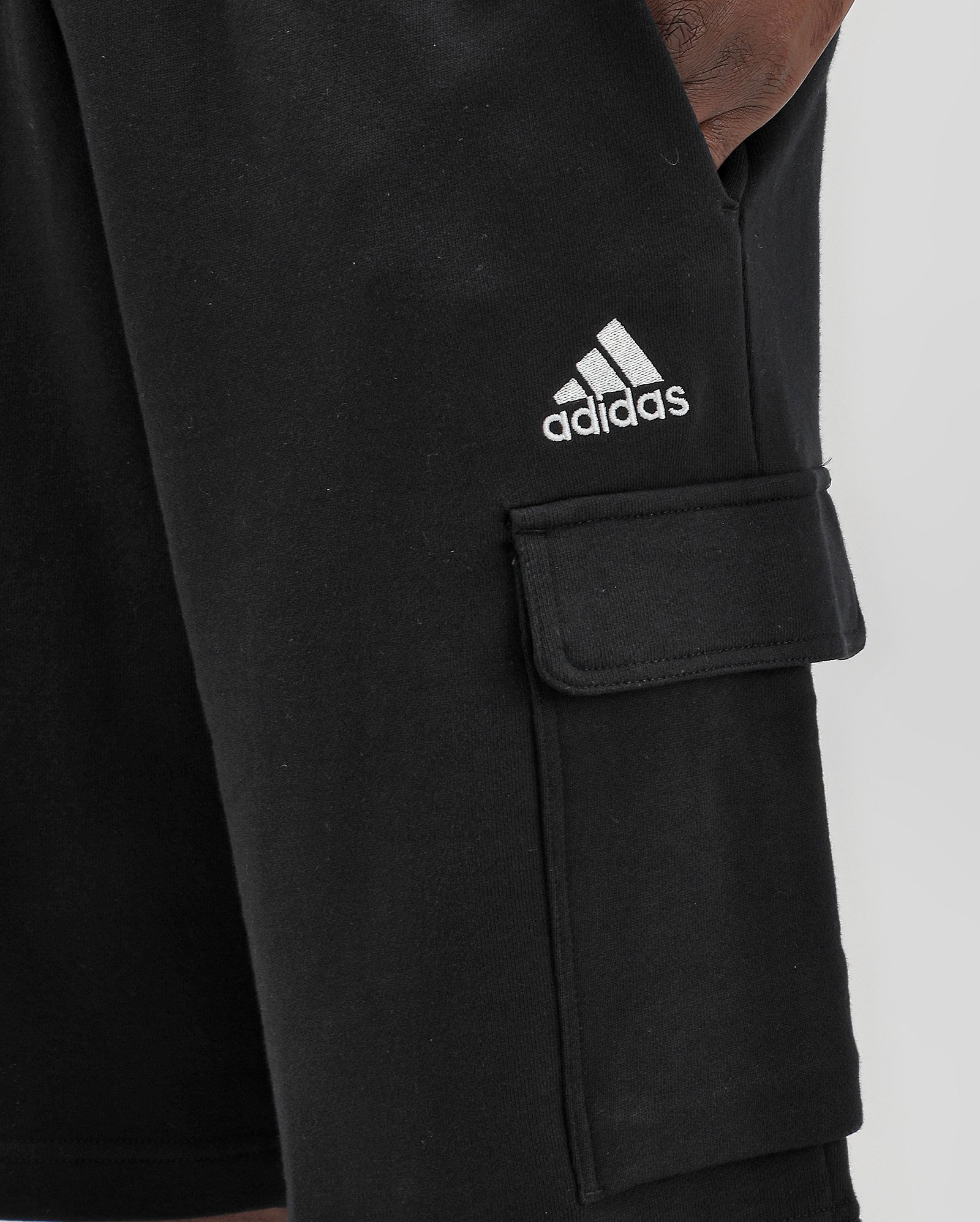 Riachuelo | Bermuda de moletom masculina HA4338 preta | Adidas