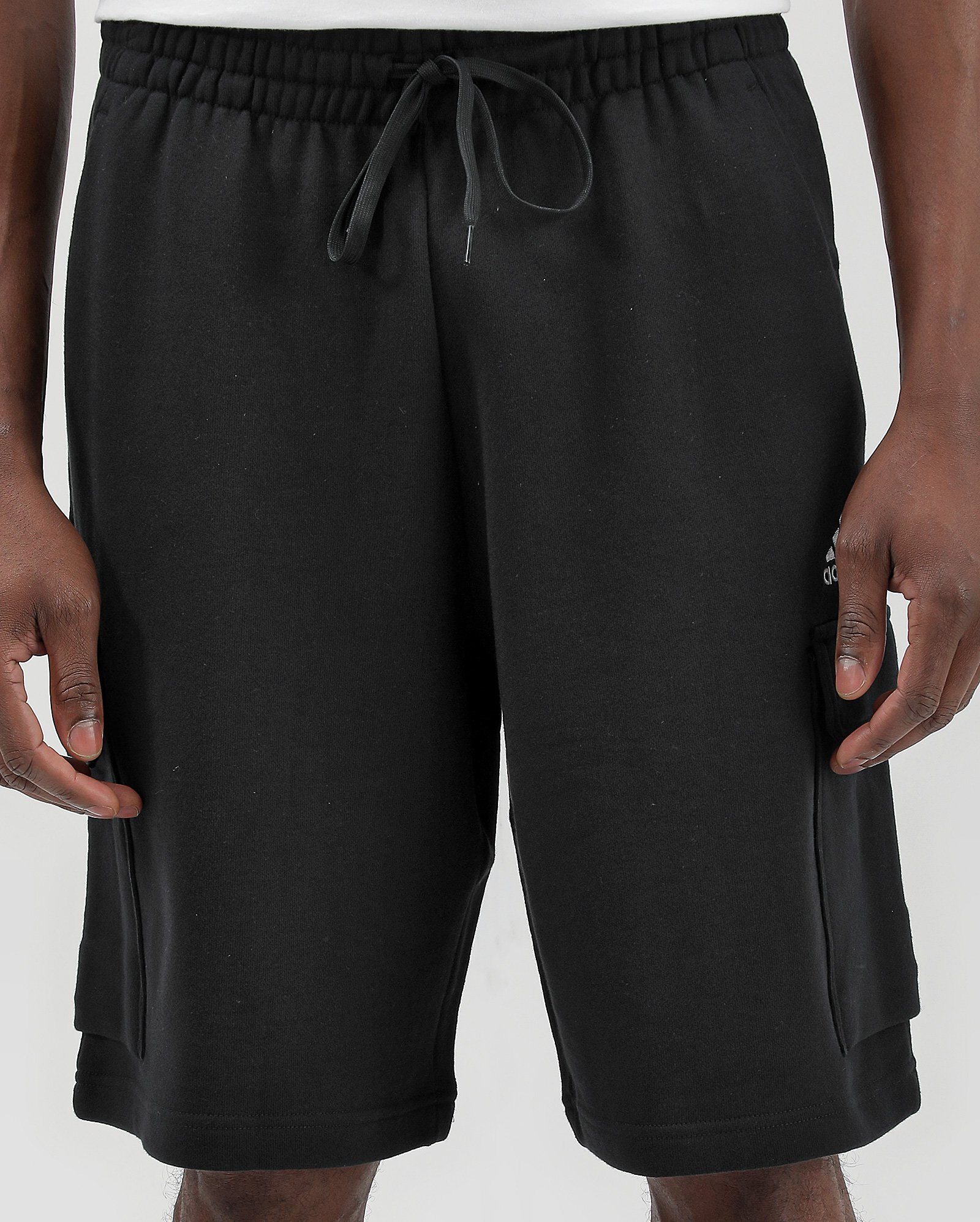 Riachuelo | Bermuda de moletom masculina HA4338 preta | Adidas