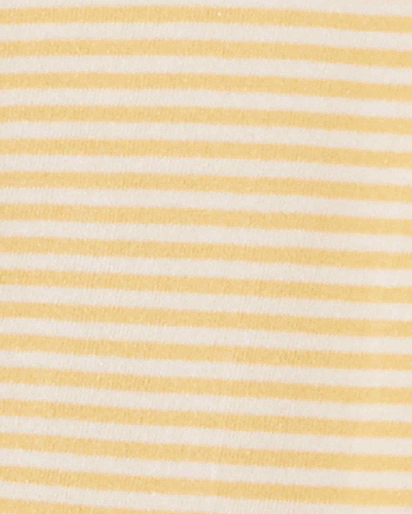 Riachuelo | Macacão bebê listrado com faixa de cabelo amarelo | Carter's