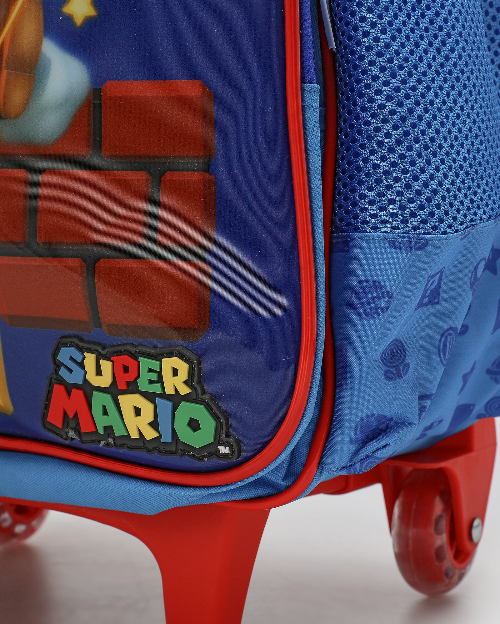 Riachuelo | Mochila infantil com rodinhas Super Mario Bros azul | Nintendo
