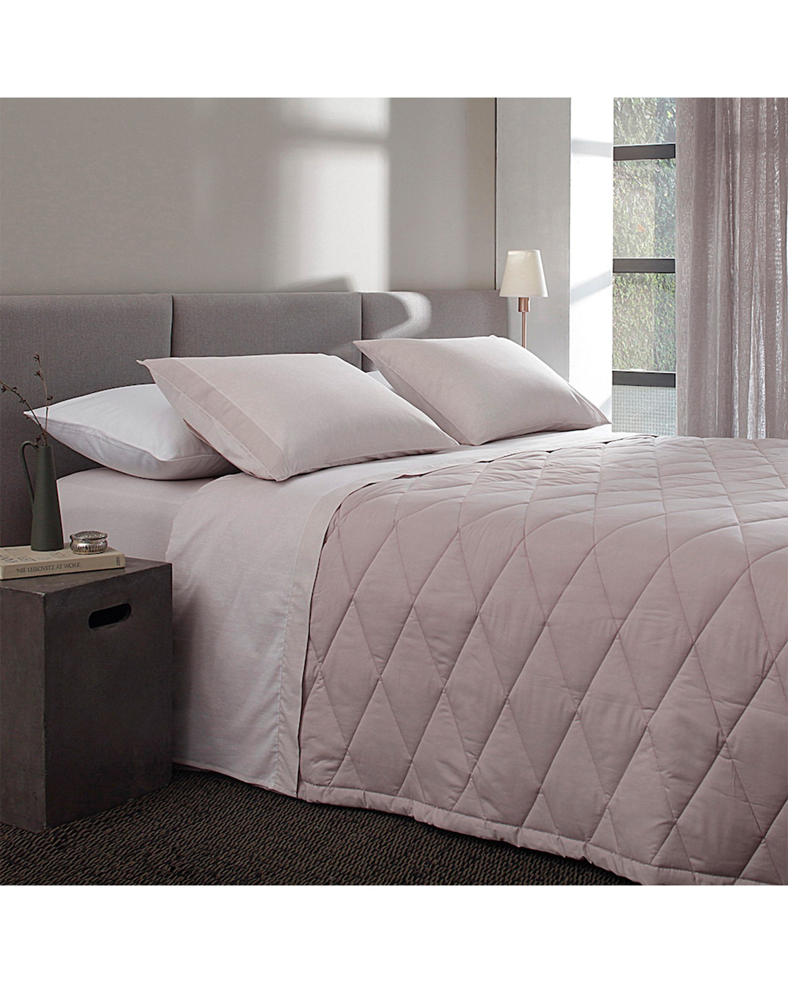 Riachuelo | Jogo de cama queen plus 4 peças - QUEEN Bege | Buddemeyer