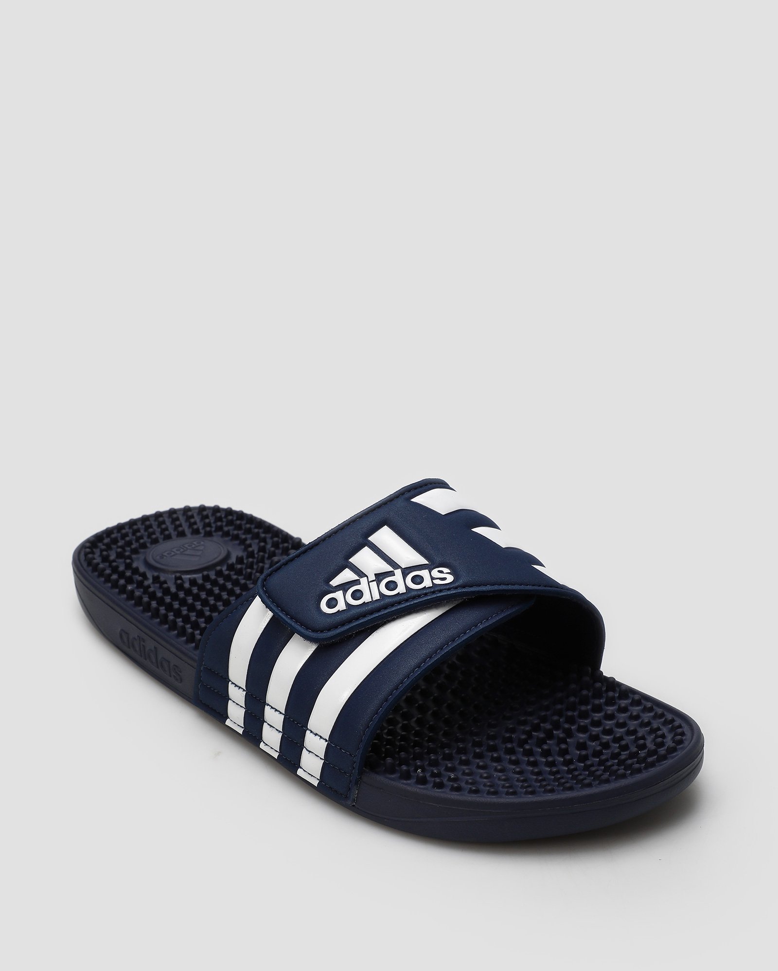 Riachuelo | Chinelo slide unissex Adissage F35579 azul | Adidas