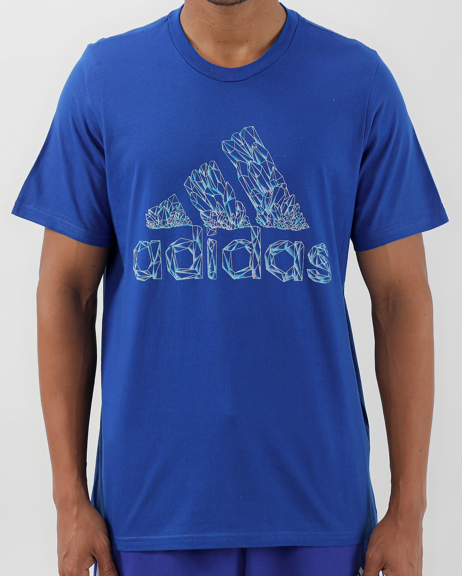 Riachuelo | Camiseta masculina de treino logo IN7941 azul | Adidas