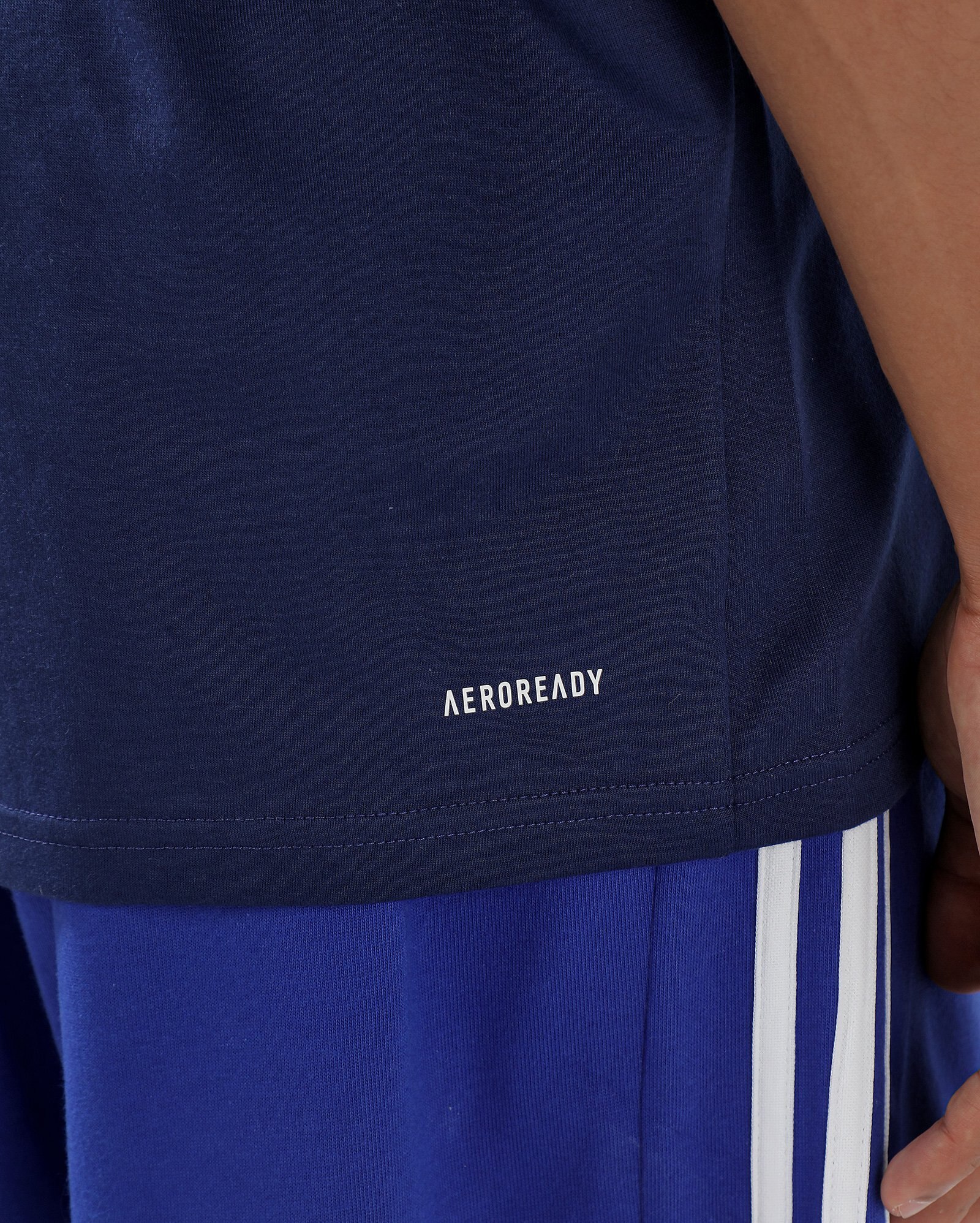 Riachuelo | Regata masculina de treino logo IC6948 azul | Adidas