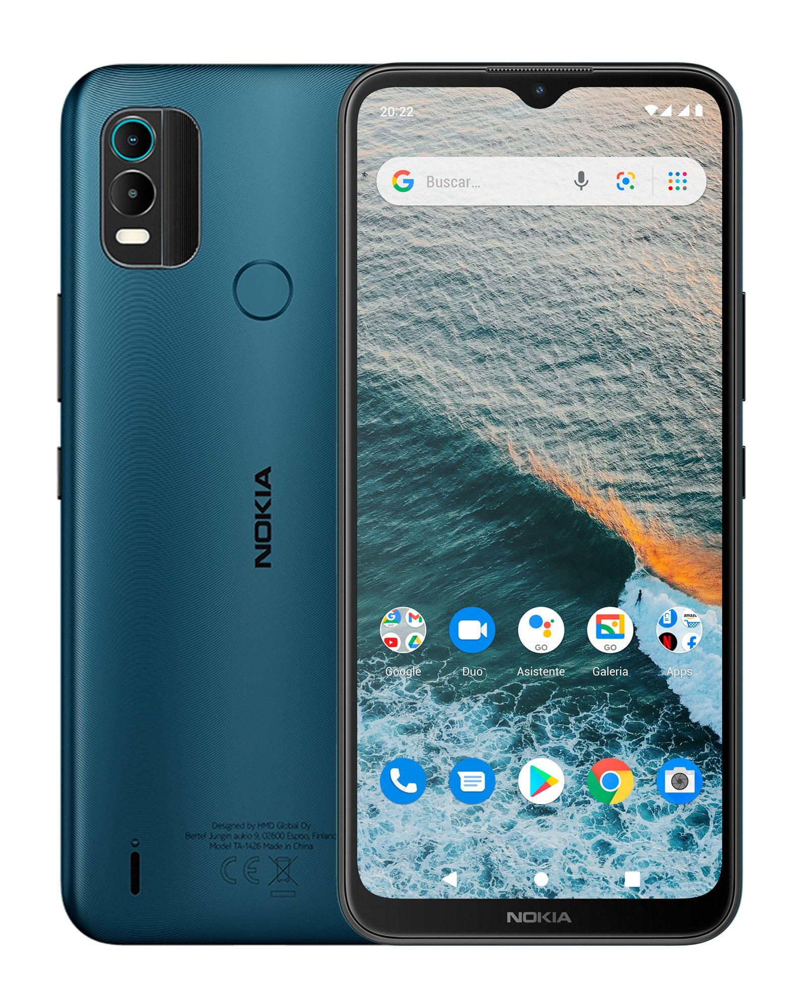 Riachuelo | Smartphone C21 4G 64GB azul | Nokia